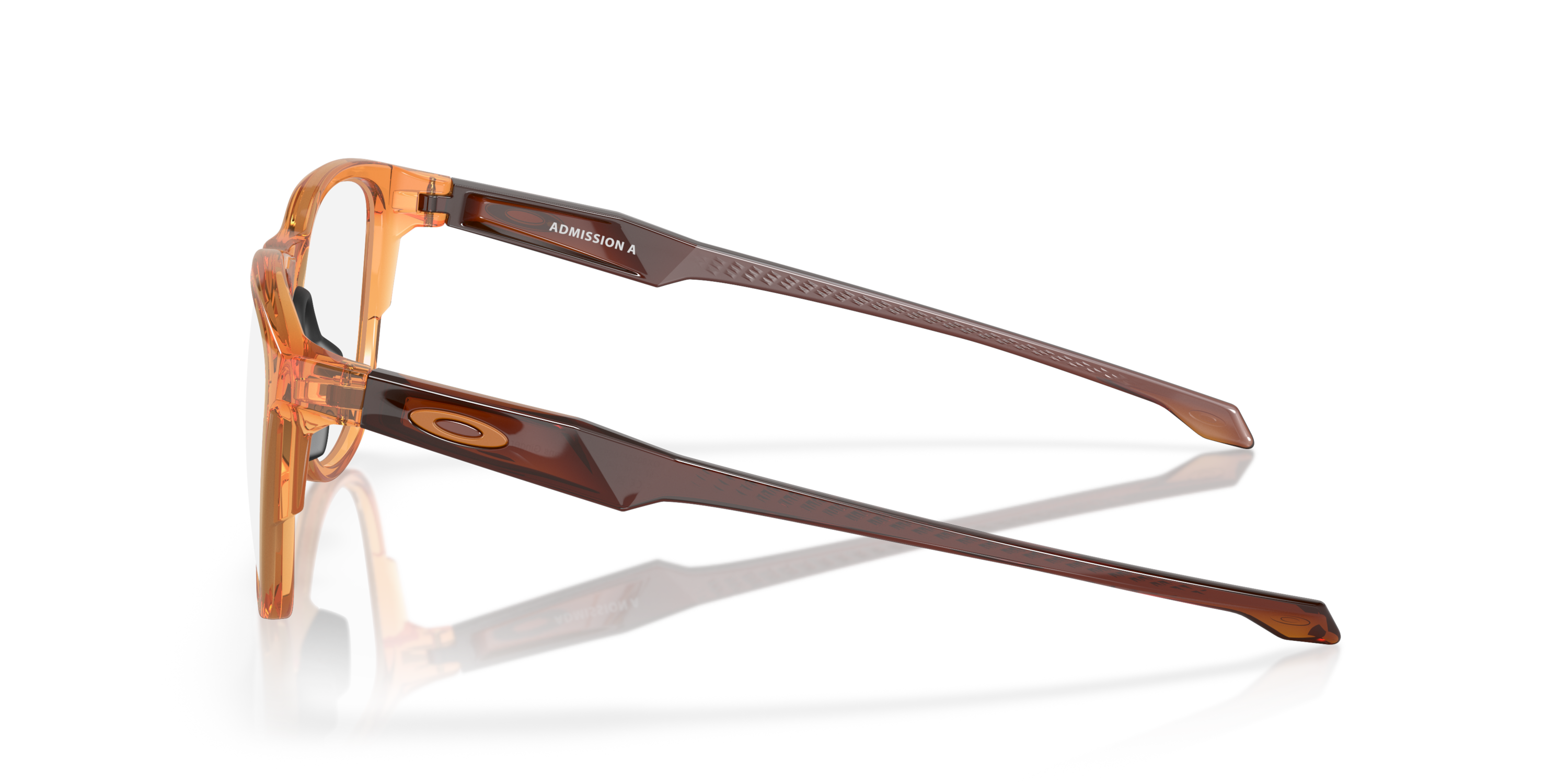 Oakley Admission (Low Bridge Fit) Eyeglasses with Polished Transparent ...