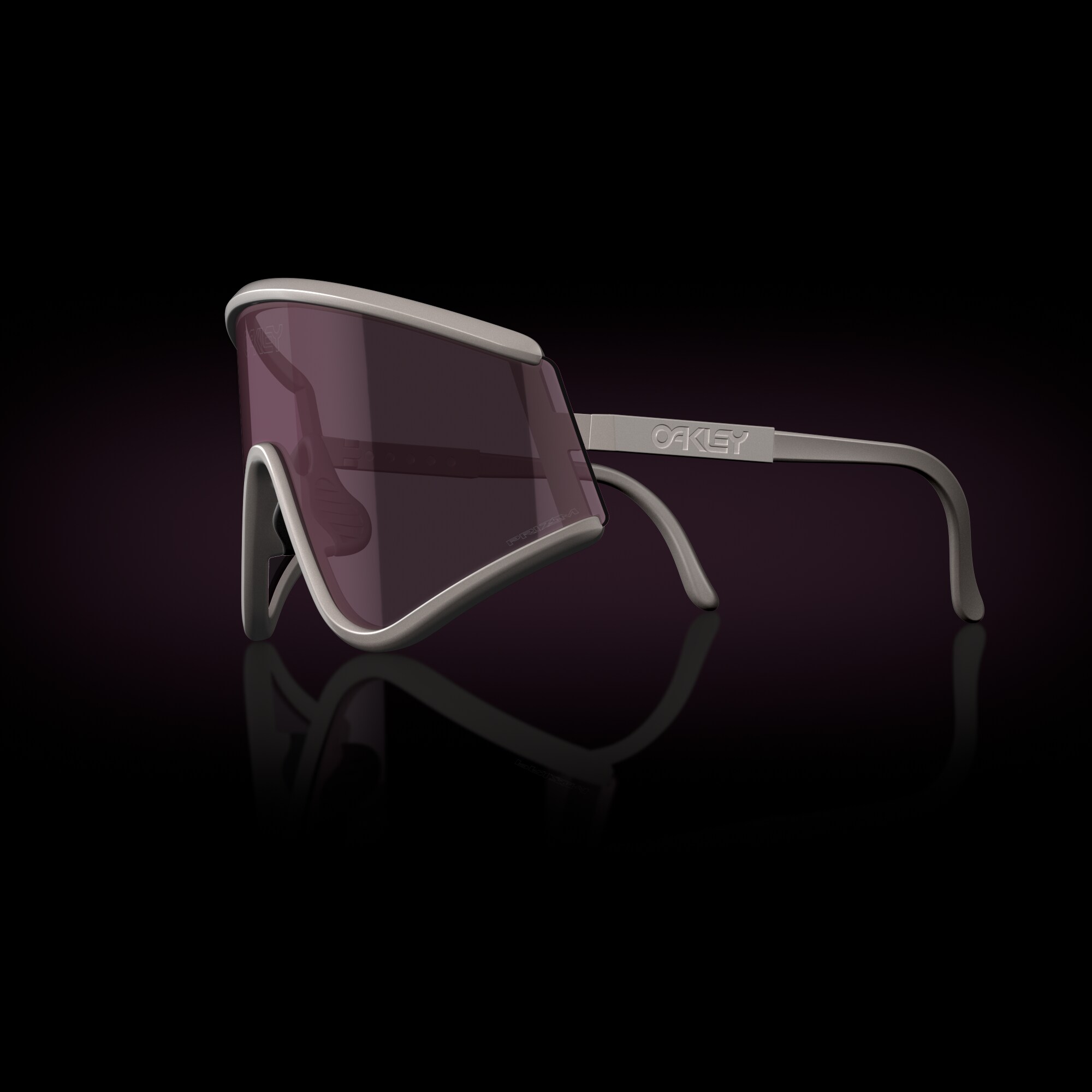Oakley MUZM Eyeshade Sunglasses with Cool Grey Frame and Prizm Low ...