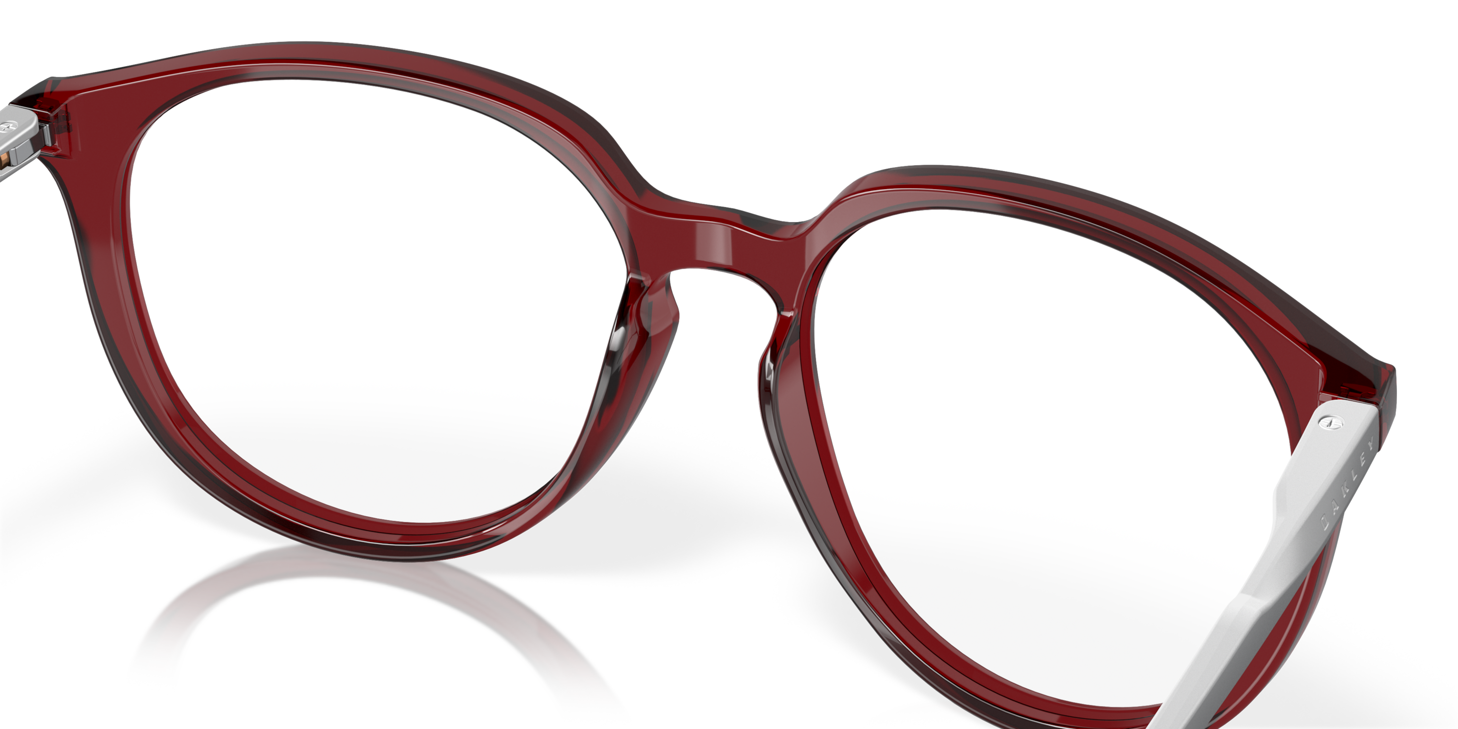 BMNG Polished Translucent Brick Red Eyeglasses | Oakley® US