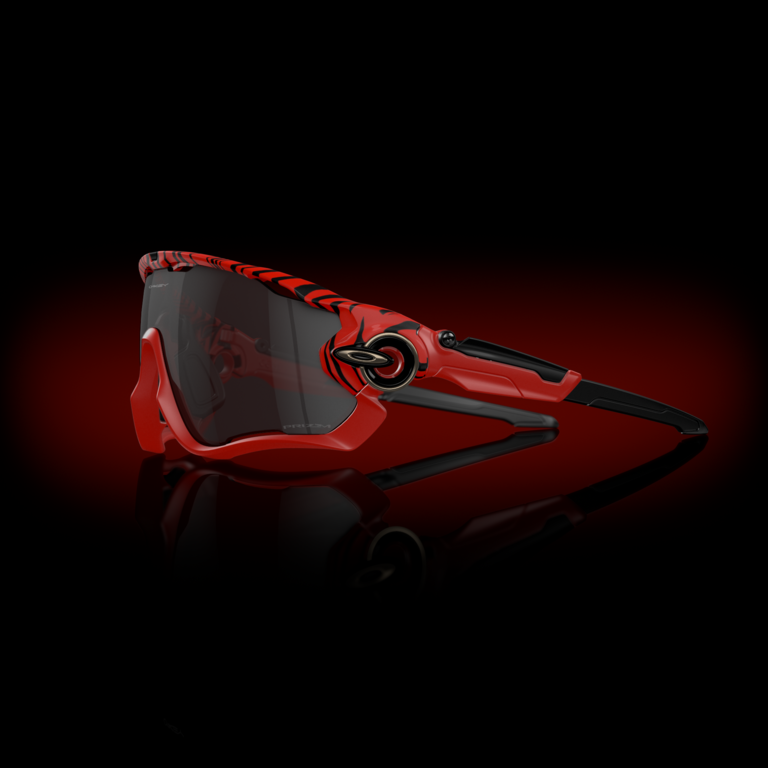 Jawbreaker Red Tiger Prizm Black Lenses, Red Tiger Frame Sunglasses ...
