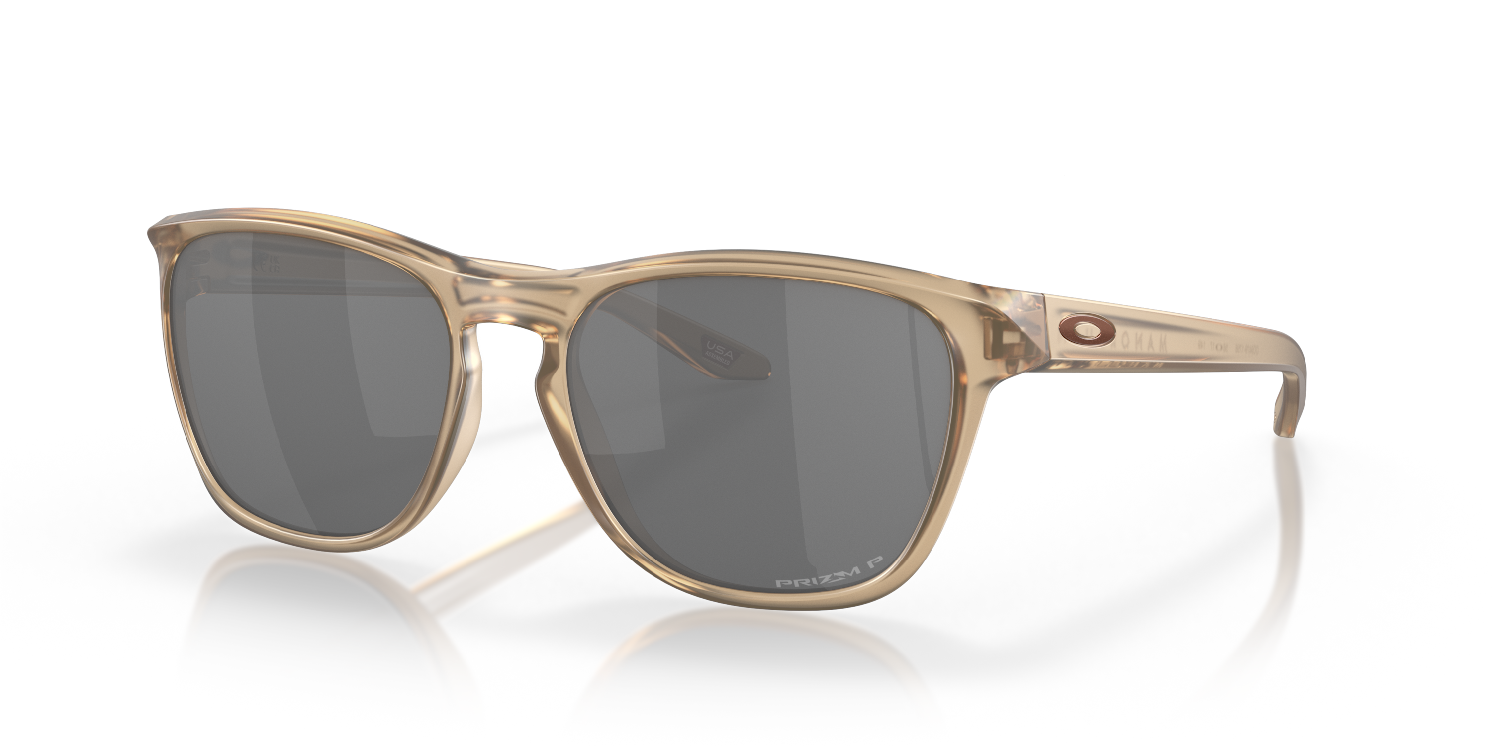 Manorburn Prizm Black Polarized Lenses, Matte Sepia Frame Sunglasses ...