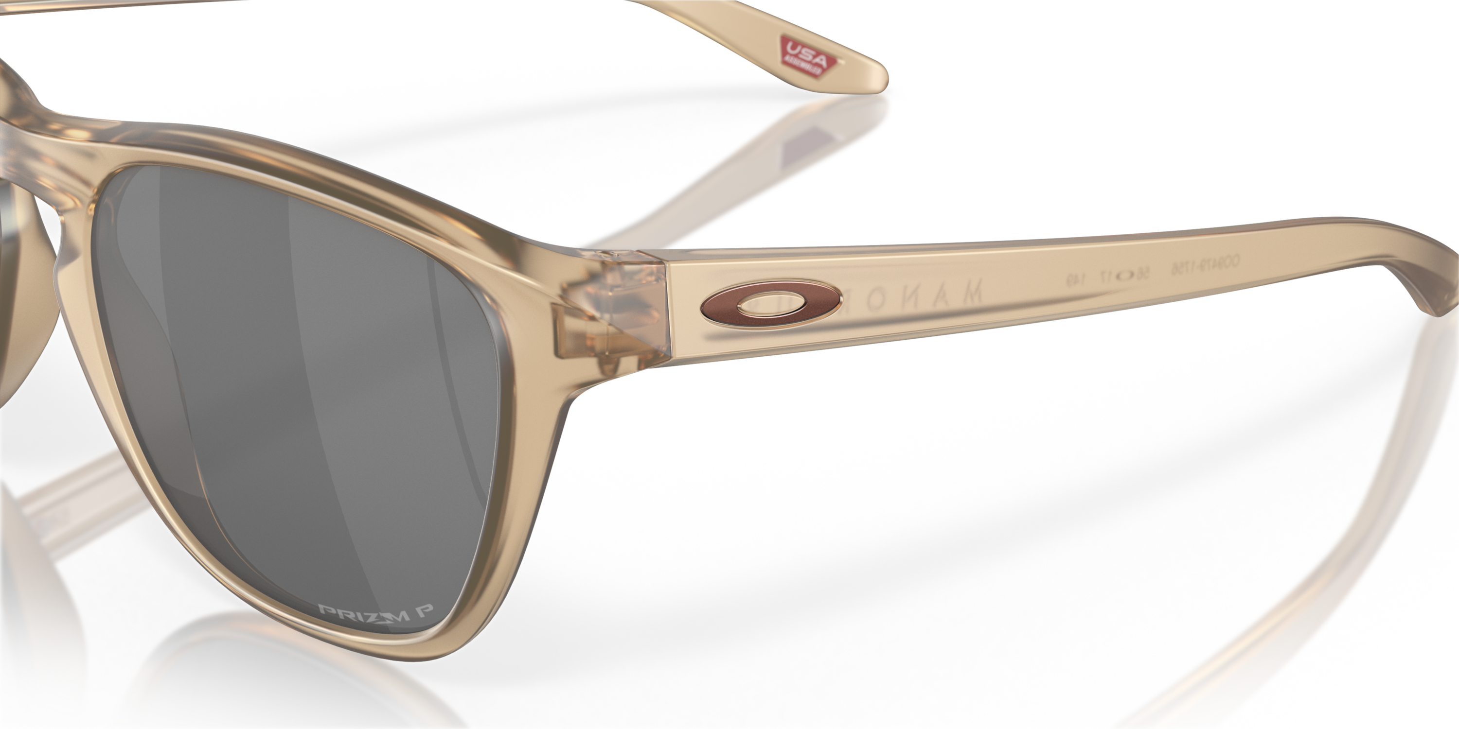Manorburn Prizm Black Polarized Lenses, Matte Sepia Frame Sunglasses ...