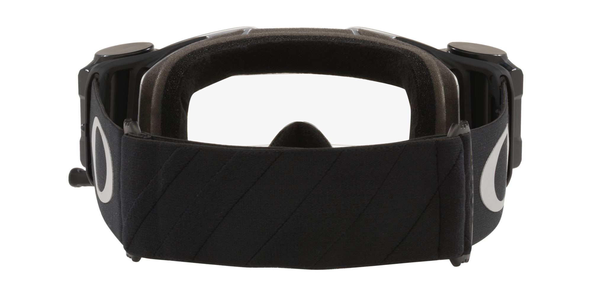 Oakley Front Line™ MX Goggles with Tuff Blocks Black Gunmetal Strap and ...