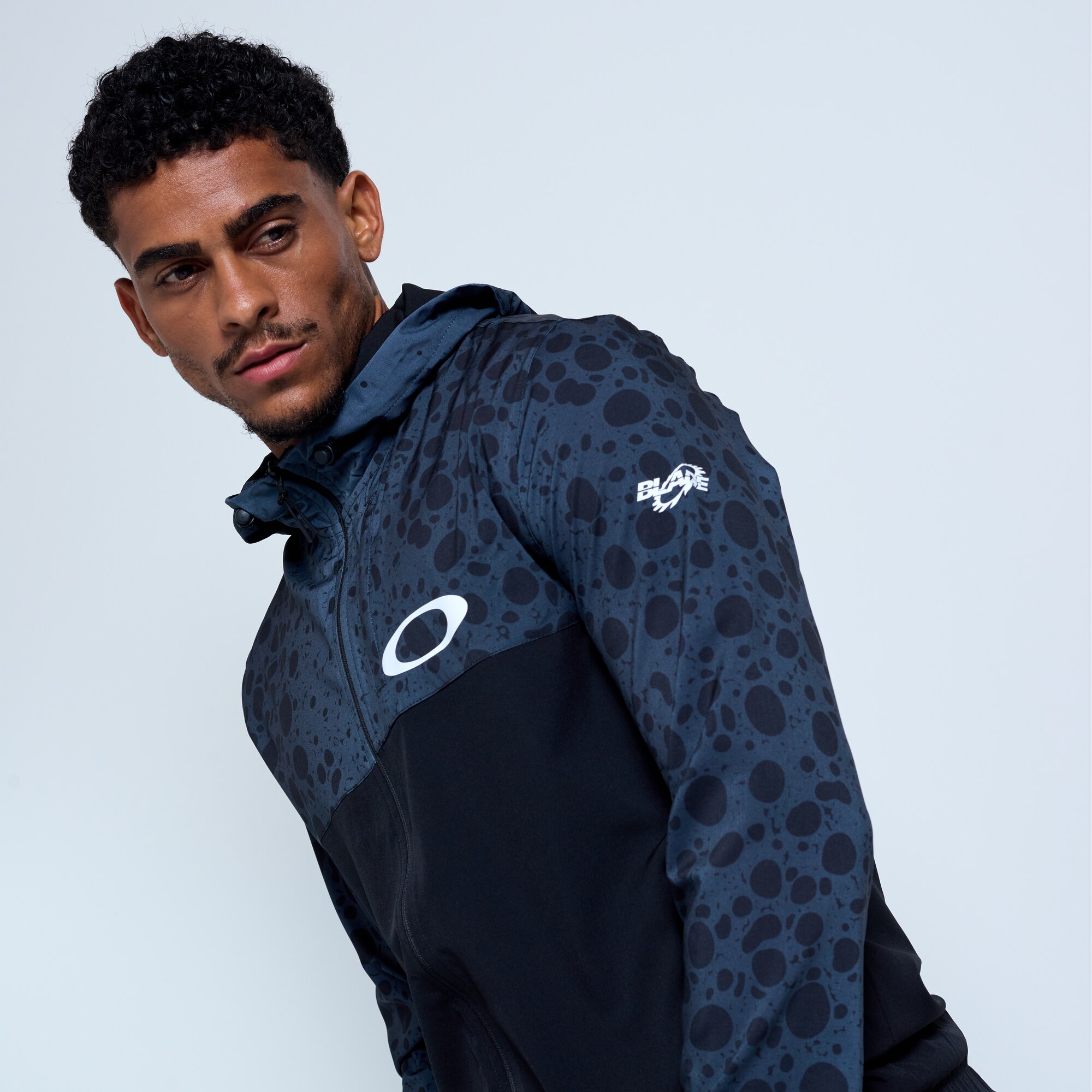 Oakley Blade Printed Windbreaker - Blackout | Oakley® BR