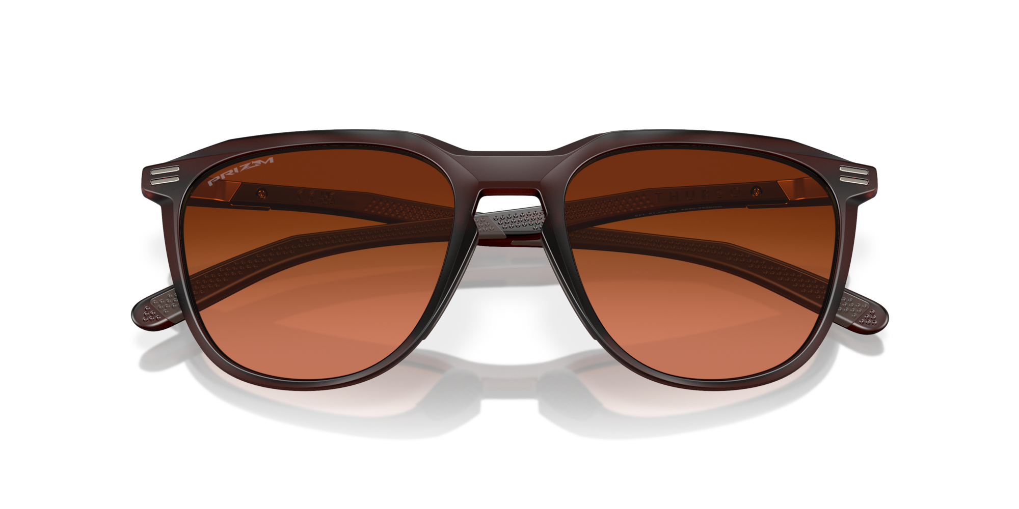 Thurso Prizm Brown Gradient Lenses Matte Rootbeer Frame Sunglasses