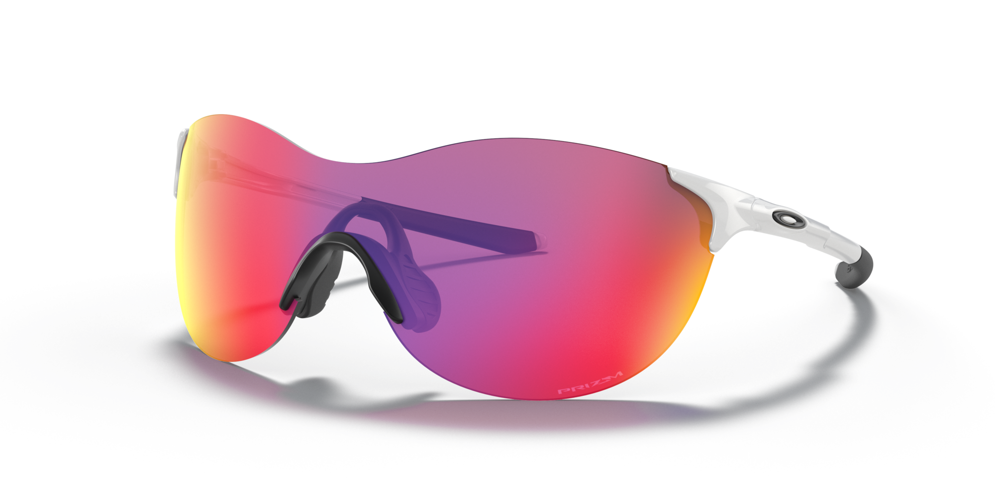 EVZero™ Ascend Prizm Road Lenses, Polished White Frame Sunglasses ...
