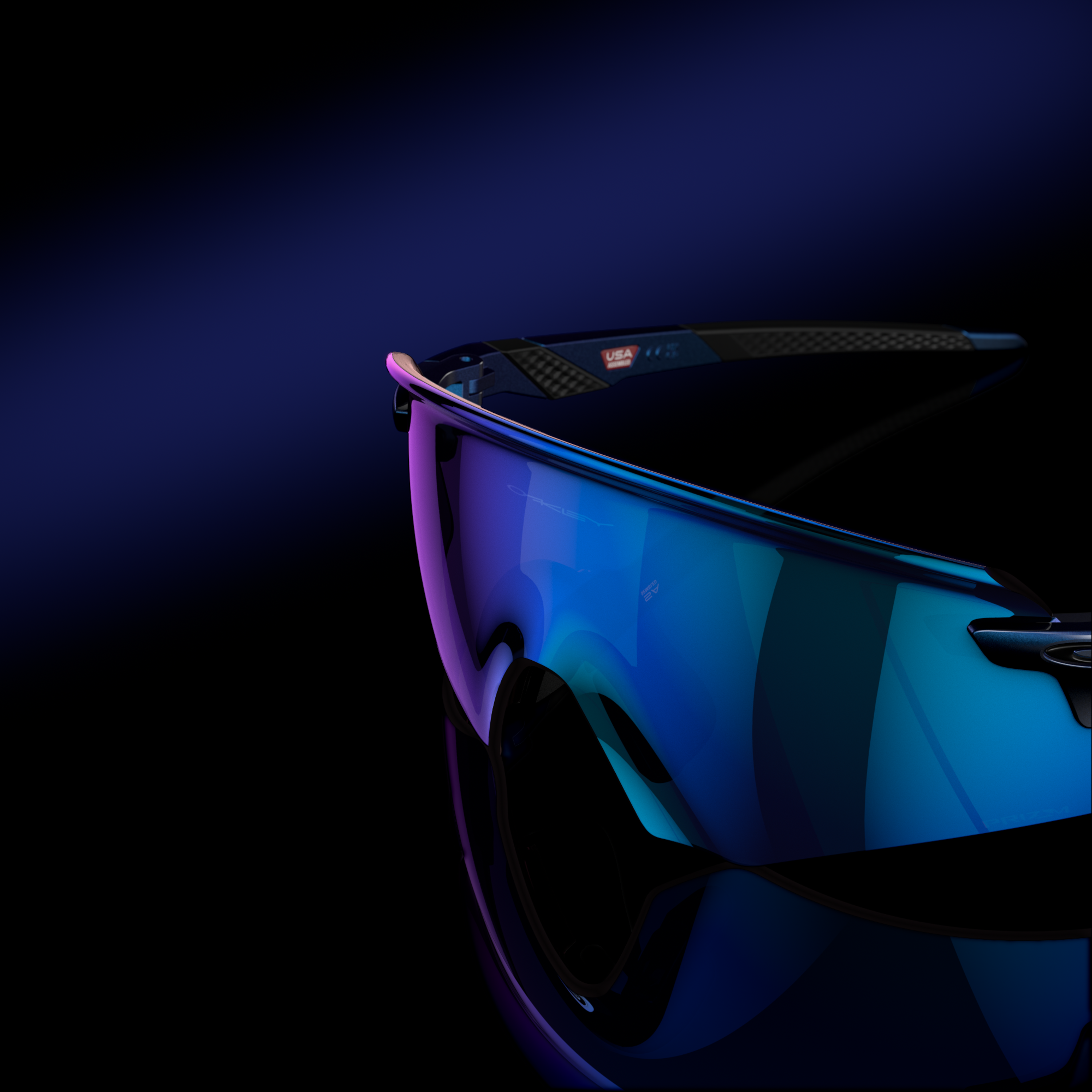 Encoder Prizm Sapphire Lenses, Matte Cyan/Blue Colorshift Frame ...