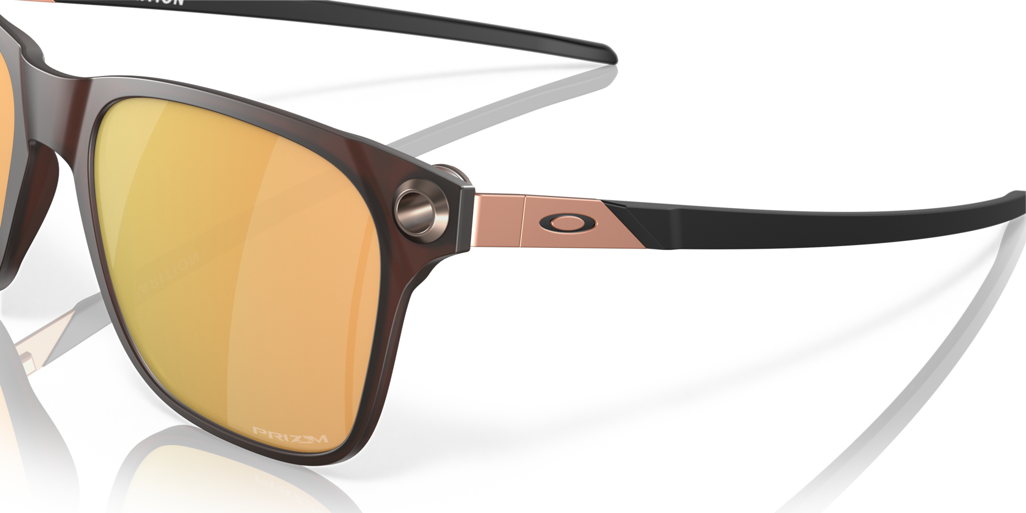 Apparition™ Prizm Rose Gold Lenses, Satin Dark Amber Frame Sunglasses ...