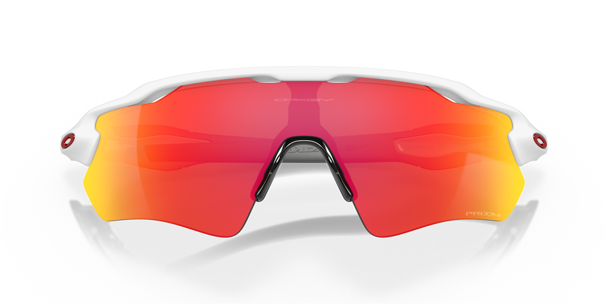 Radar® EV Path® Prizm Ruby Lenses, Polished White Frame Sunglasses ...