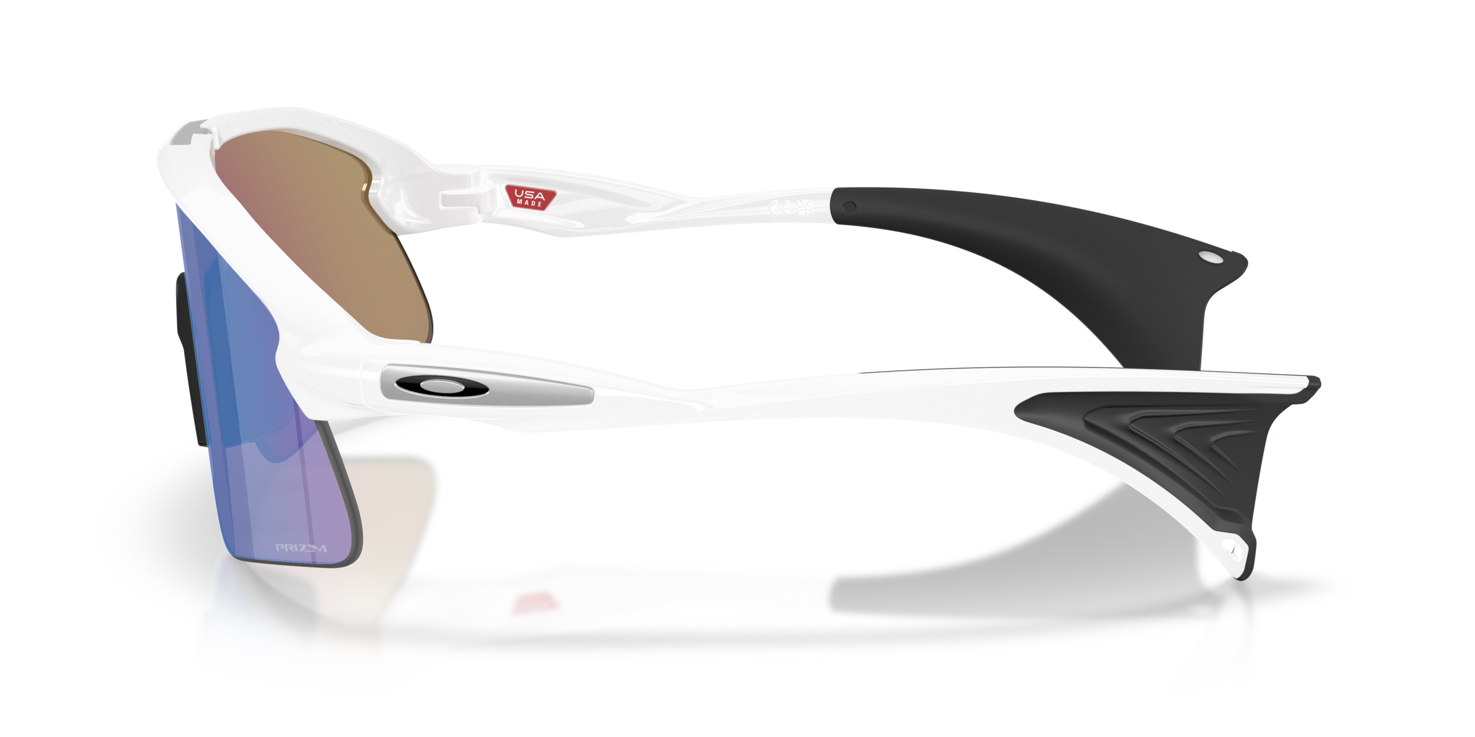 Stunt Devil Prizm Sapphire Lenses, Matte White Frame Sunglasses ...