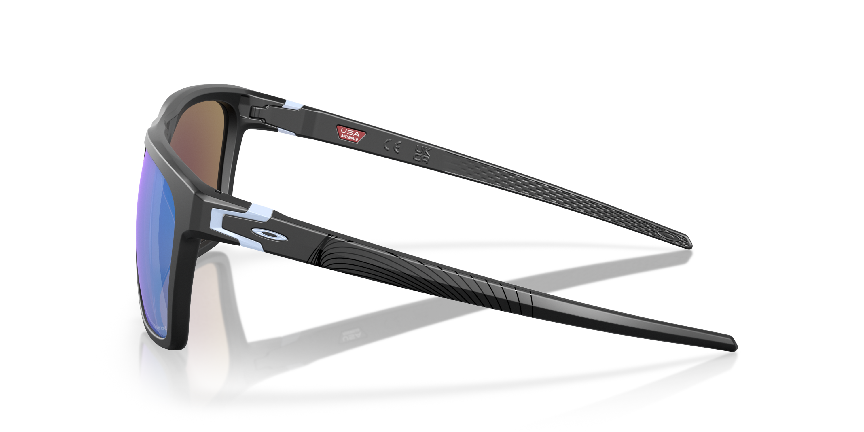 Leffingwell Prizm Sapphire Lenses, Matte Black Frame Sunglasses ...