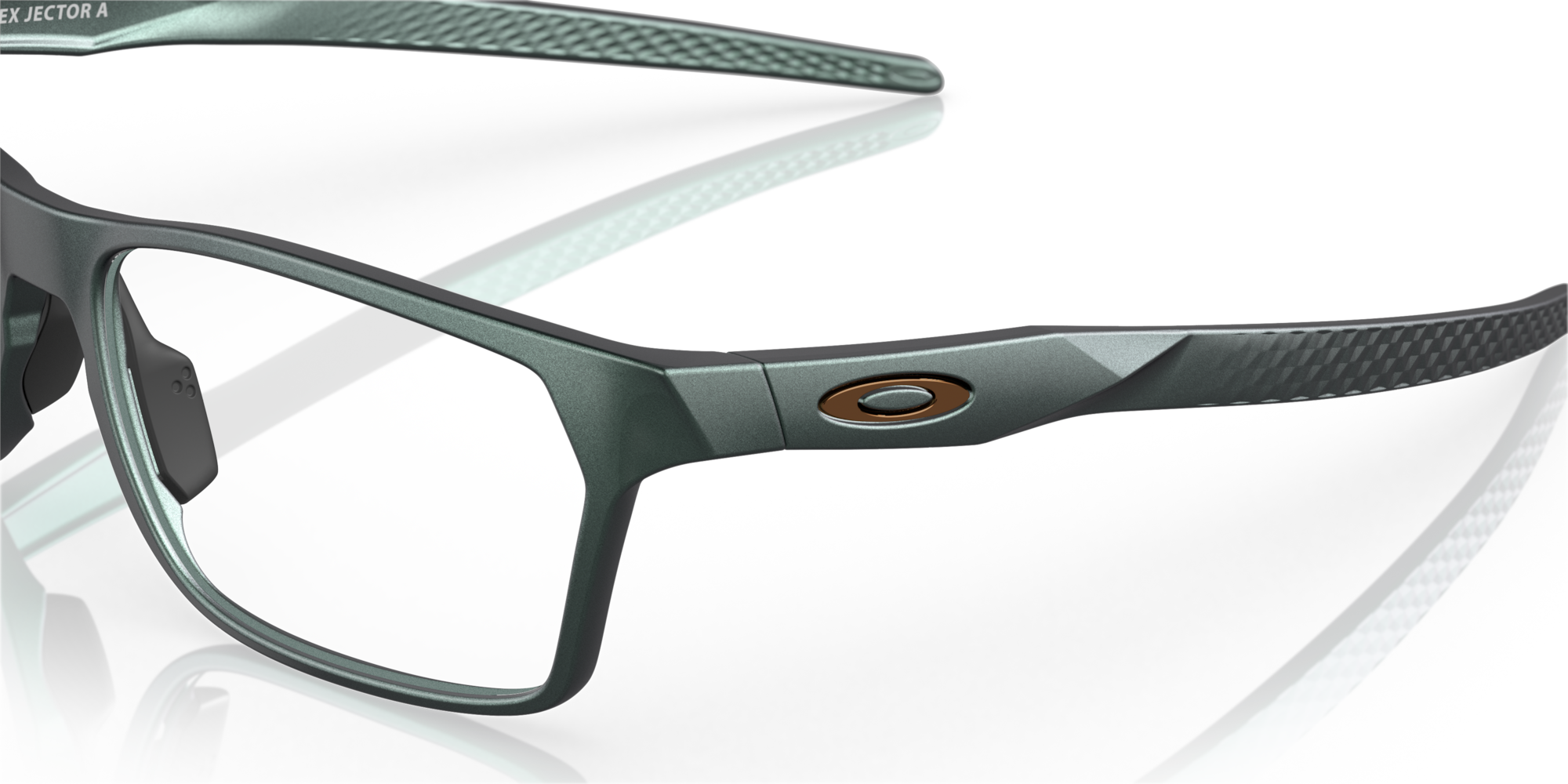 Hex Jector (Low Bridge Fit) Matte Purple/Green Colorshift Eyeglasses ...