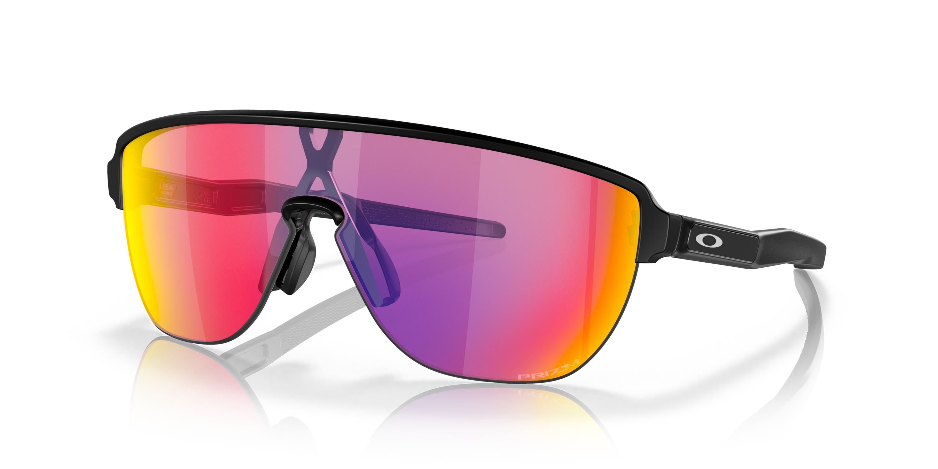 Corridor Prizm Road Lenses, Matte Black Frame Sunglasses | Oakley® US