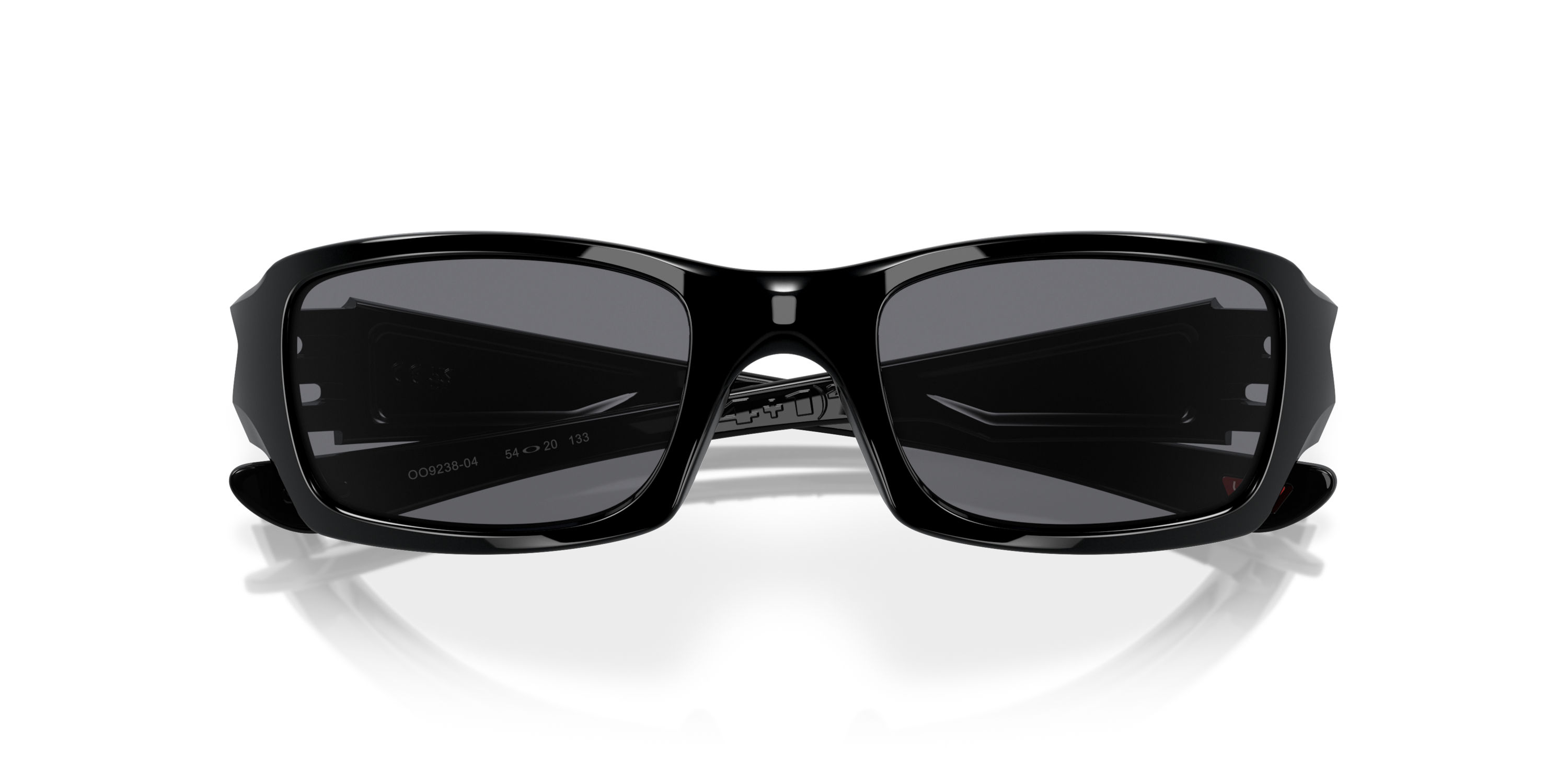 Fives Squared® Grey Lenses, Polished Black Frame Sunglasses | Oakley® AU