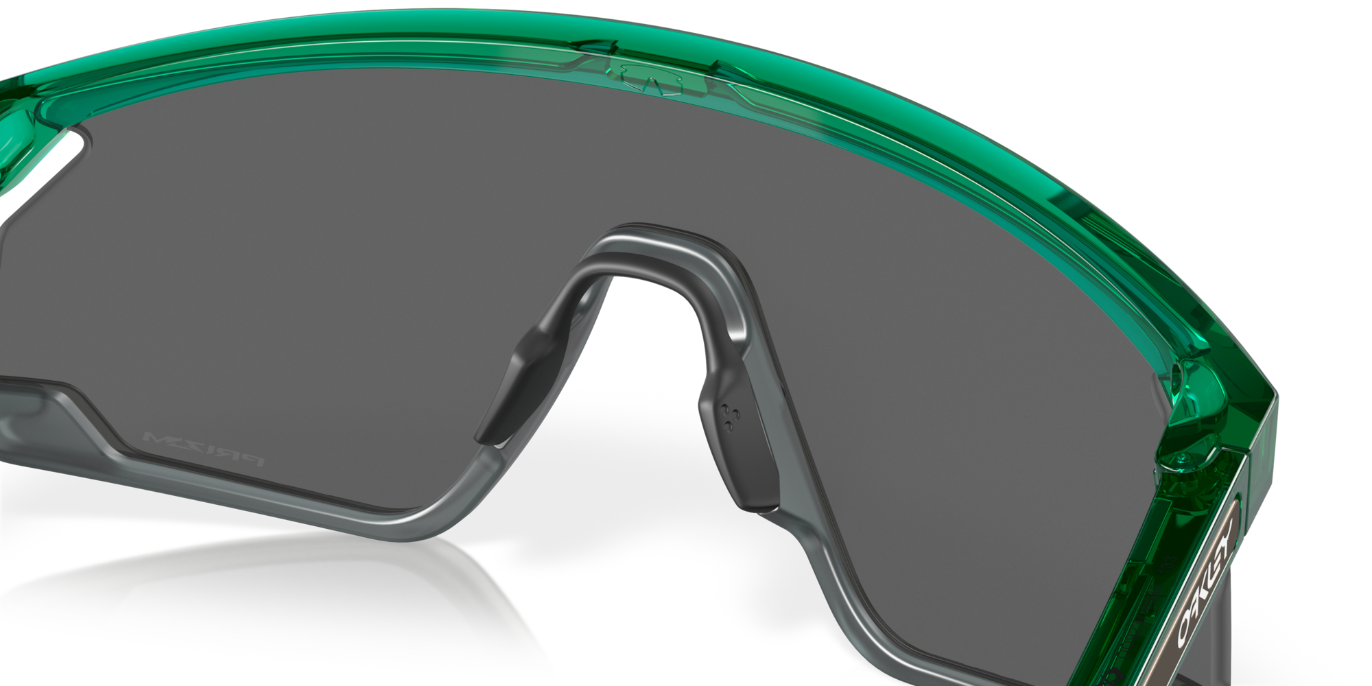 BXTR Metal Prizm Black Lenses, Transparent Viridian Frame Sunglasses ...