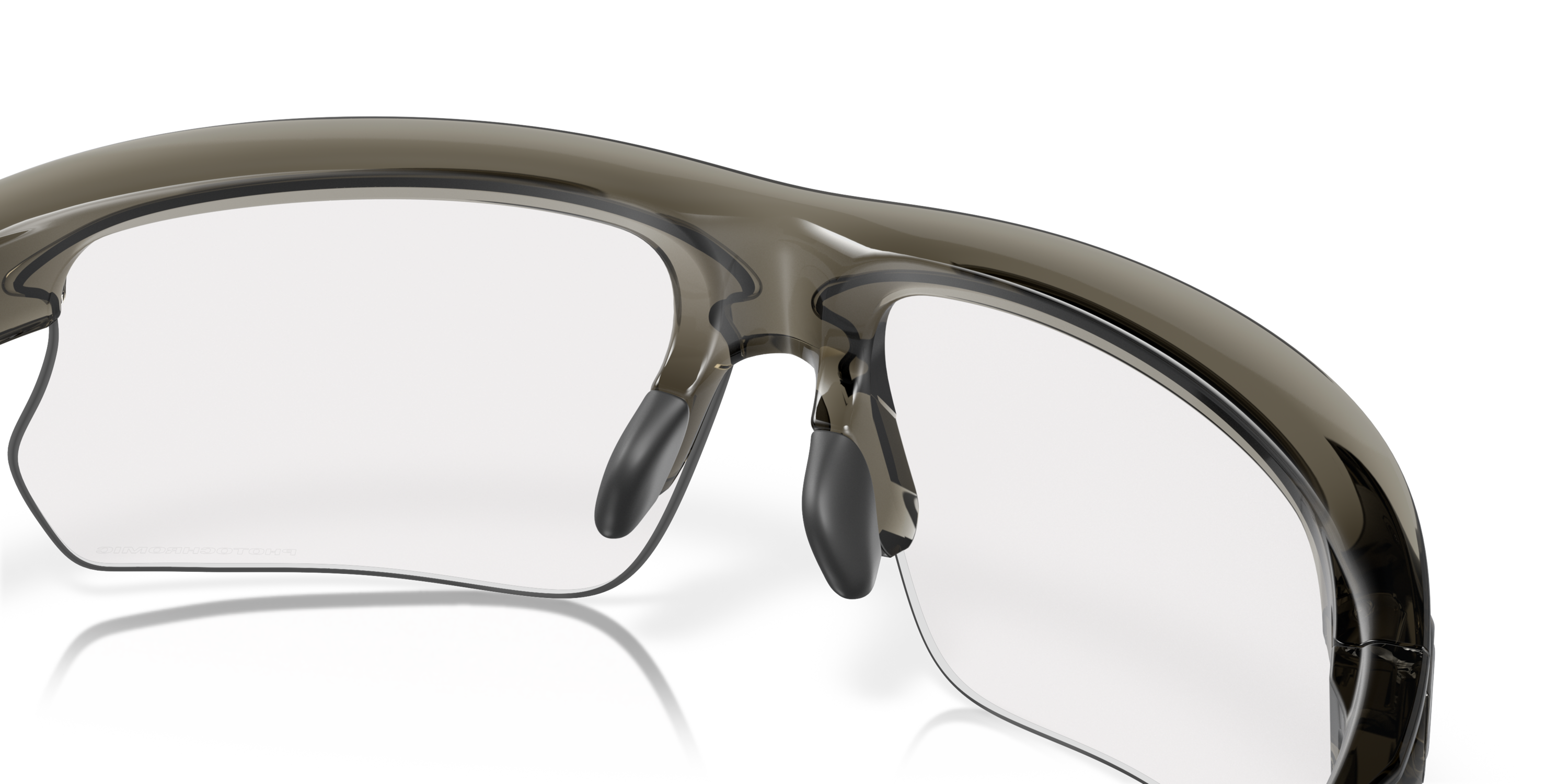 BiSphaera™ Clear to Black Iridium Photochromic Lenses, Grey Smoke Frame ...