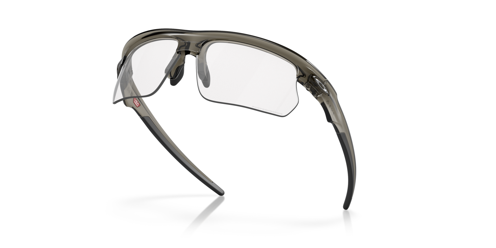 BiSphaera™ Clear to Black Iridium Photochromic Lenses, Grey Smoke Frame ...