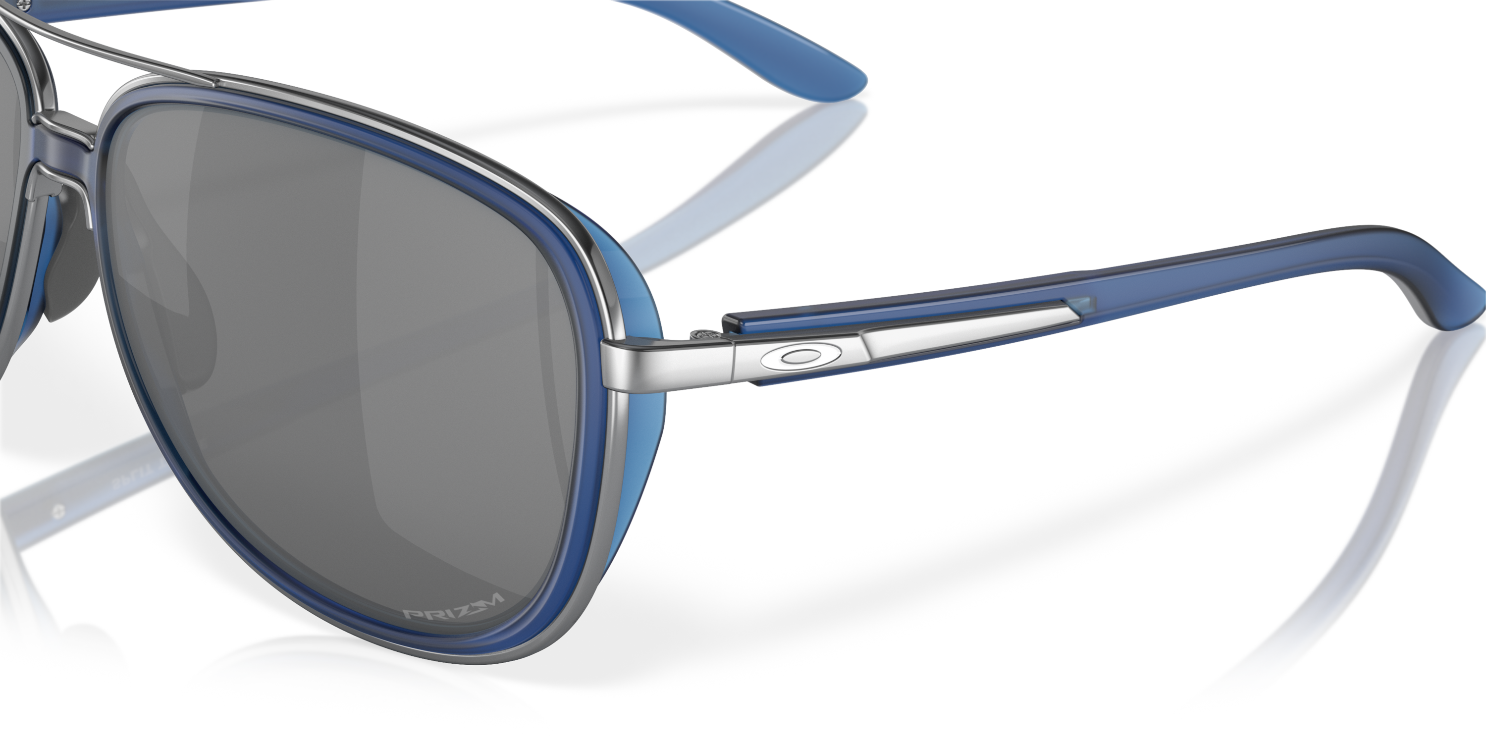 Split Time Prizm Black Lenses, Matte Transparent Blue Frame Sunglasses ...