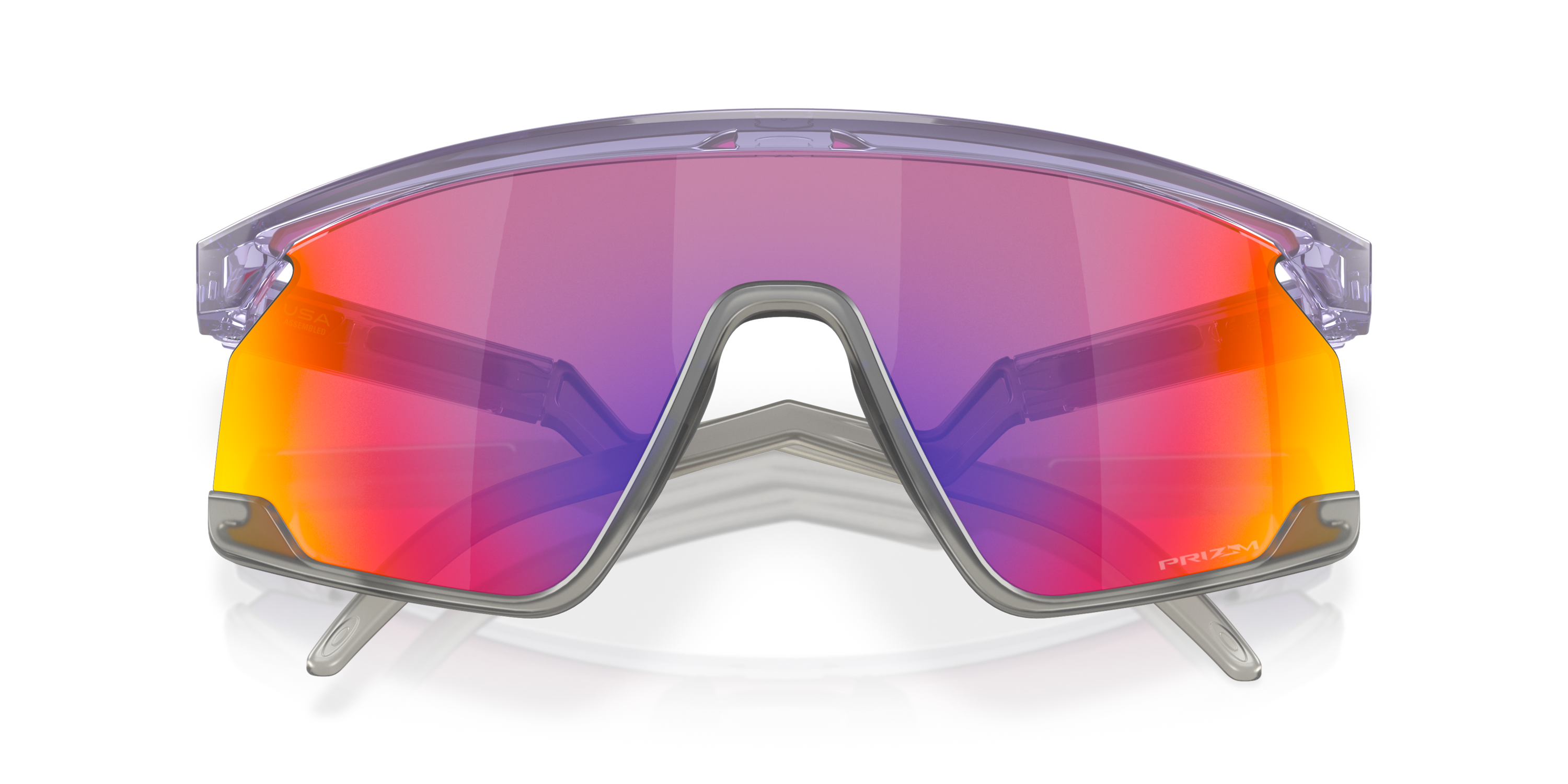 Oakley BXTR Sunglasses with Translucent Lilac Frame and Prizm Road ...