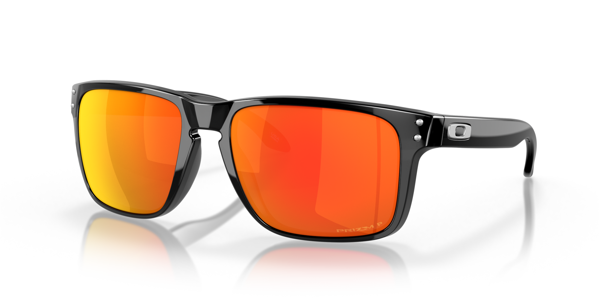 Holbrook™ XL Prizm Ruby Polarized Lenses, Black Ink Frame Sunglasses ...