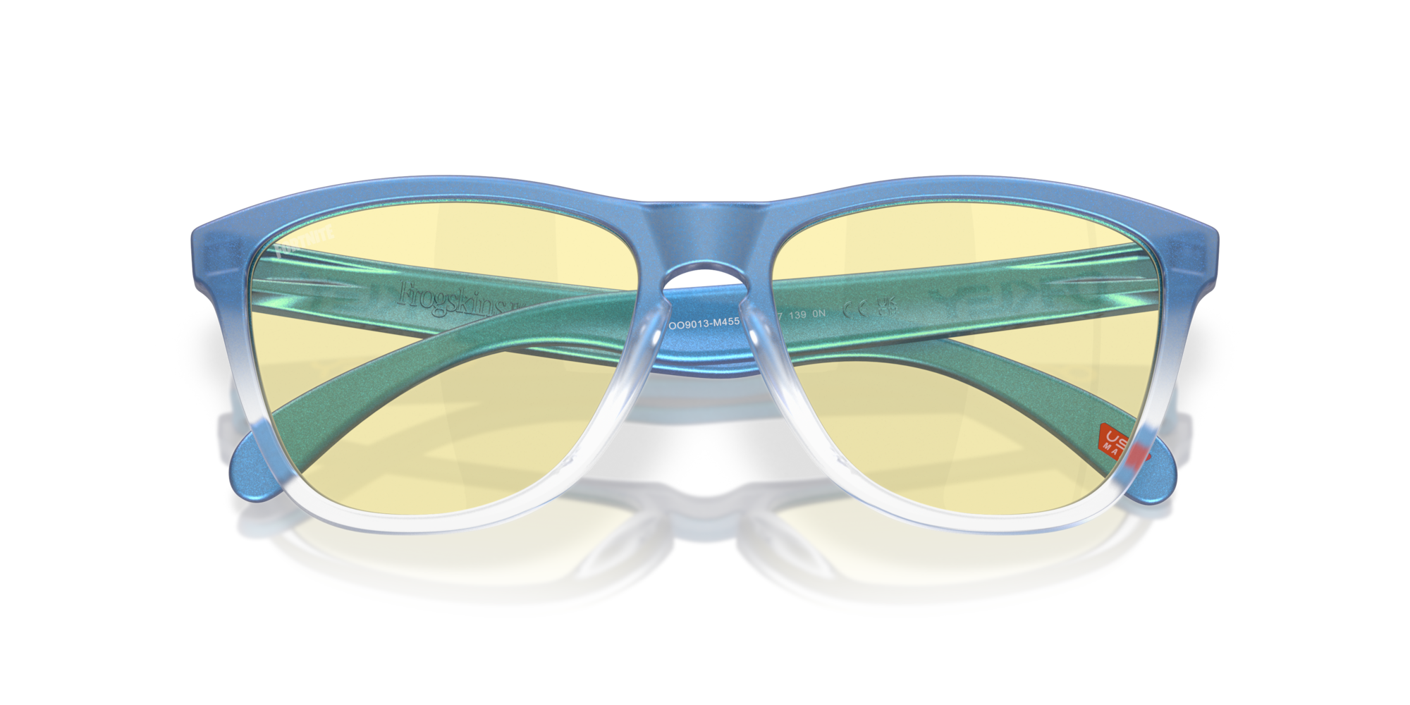 Oakley X Fortnite™ Frogskins™ Sunglasses with Matte Cyan/Blue/Clear ...