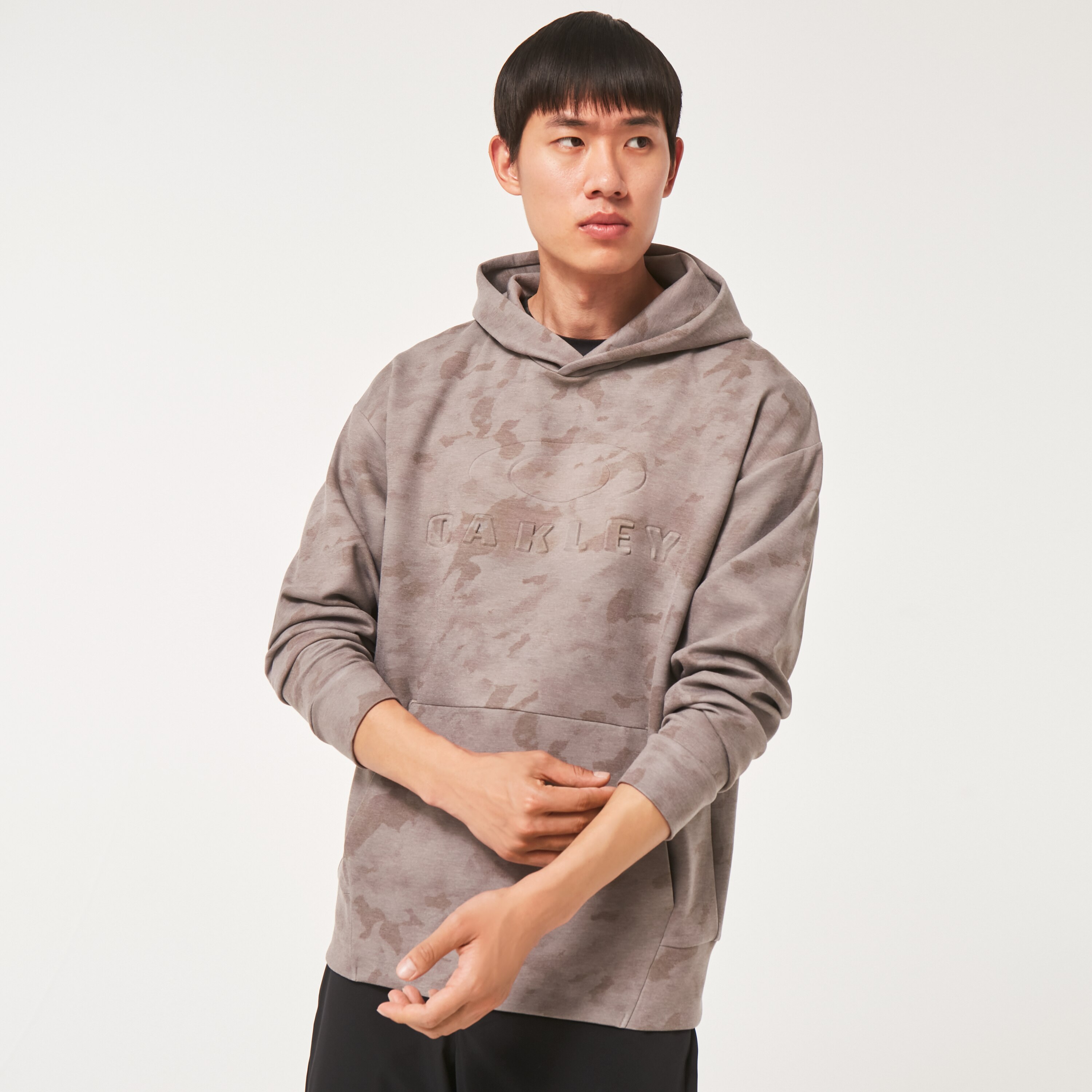 Oakley Enhance Qd Fleece Hoodie Evo 1.7 - Brown Print | Oakley® 日本