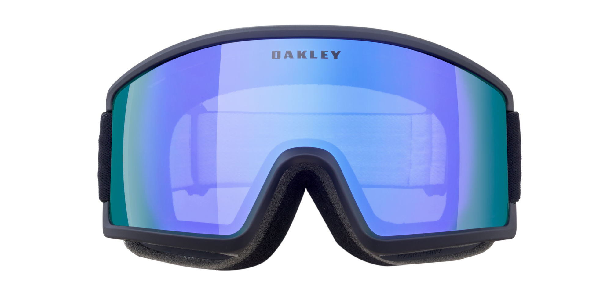 Oakley Target Line M Snow Goggles - Matte Black - Violet Iridium ...