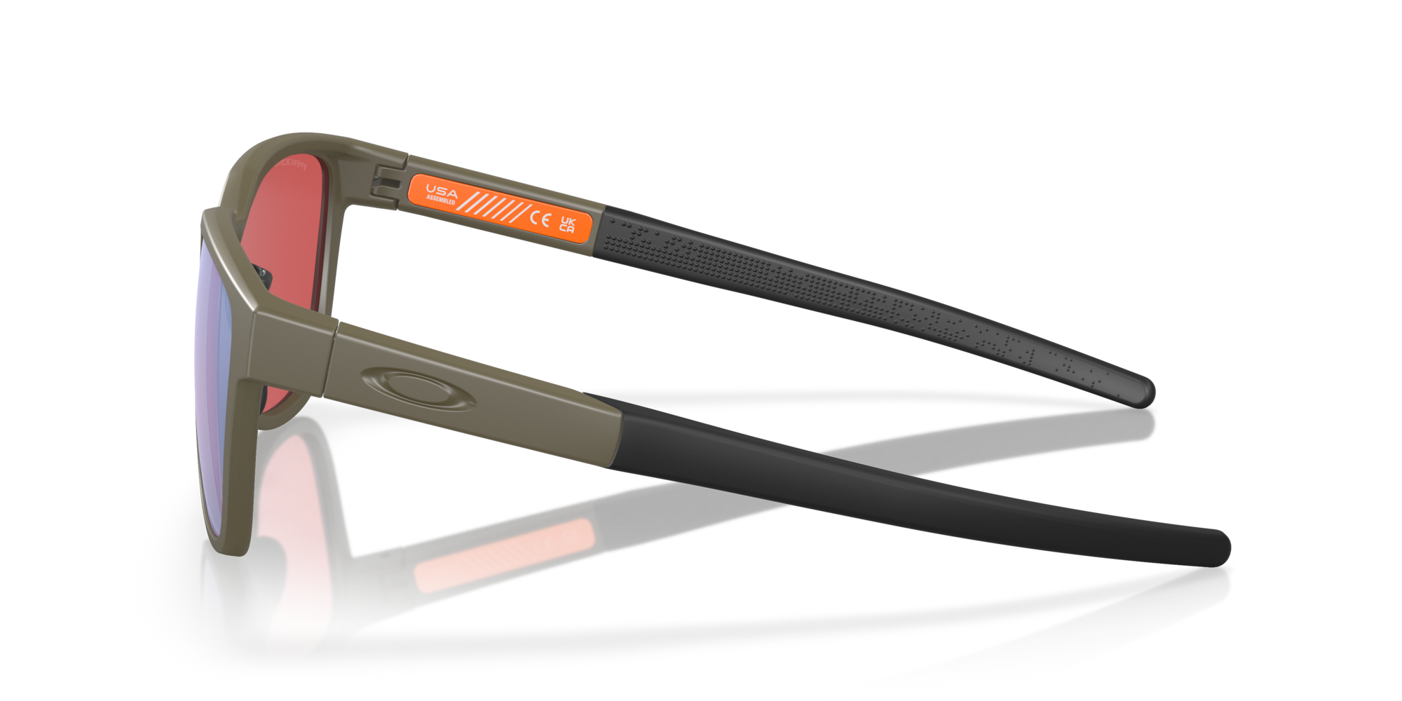 Oakley Actuator Sunglasses with Matte Dark Brush Frame and Prizm Snow ...
