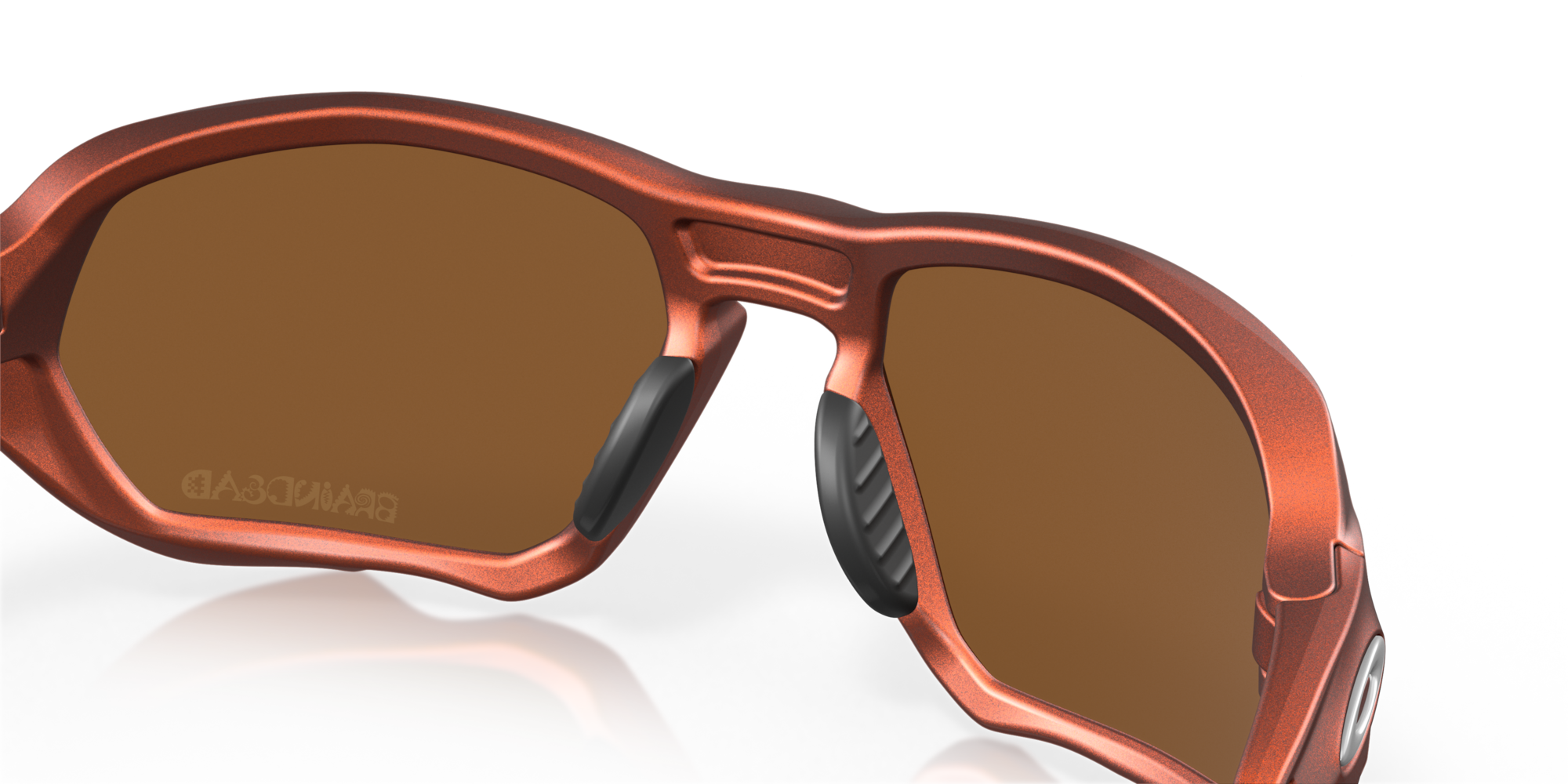 Oakley Plazma x Brain Dead Sunglasses with Orange Frame and Prizm ...