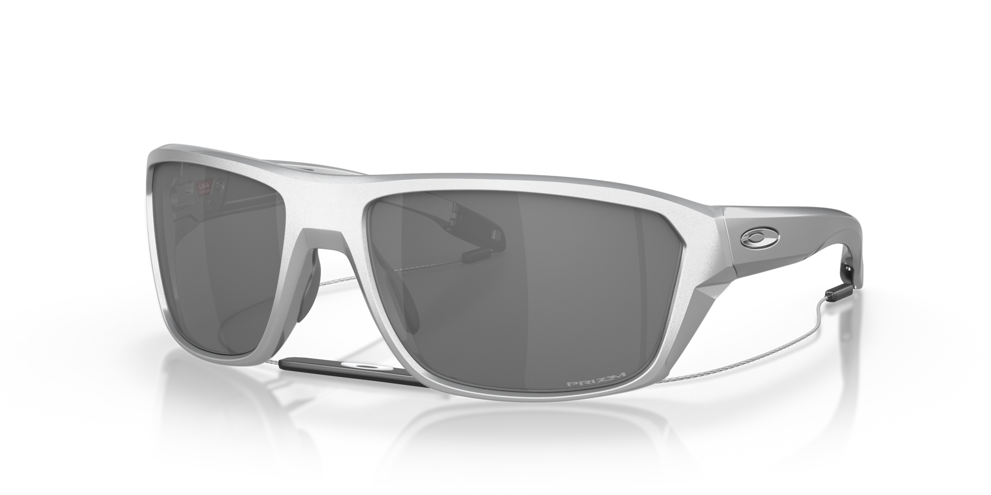 Split Shot Prizm Black Lenses, X-Silver Frame Sunglasses | Oakley® GB