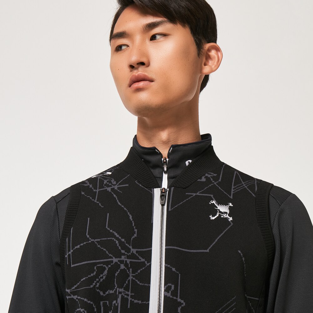 Oakley Skull Vector Sweater Vest - Blackout | Oakley® 日本