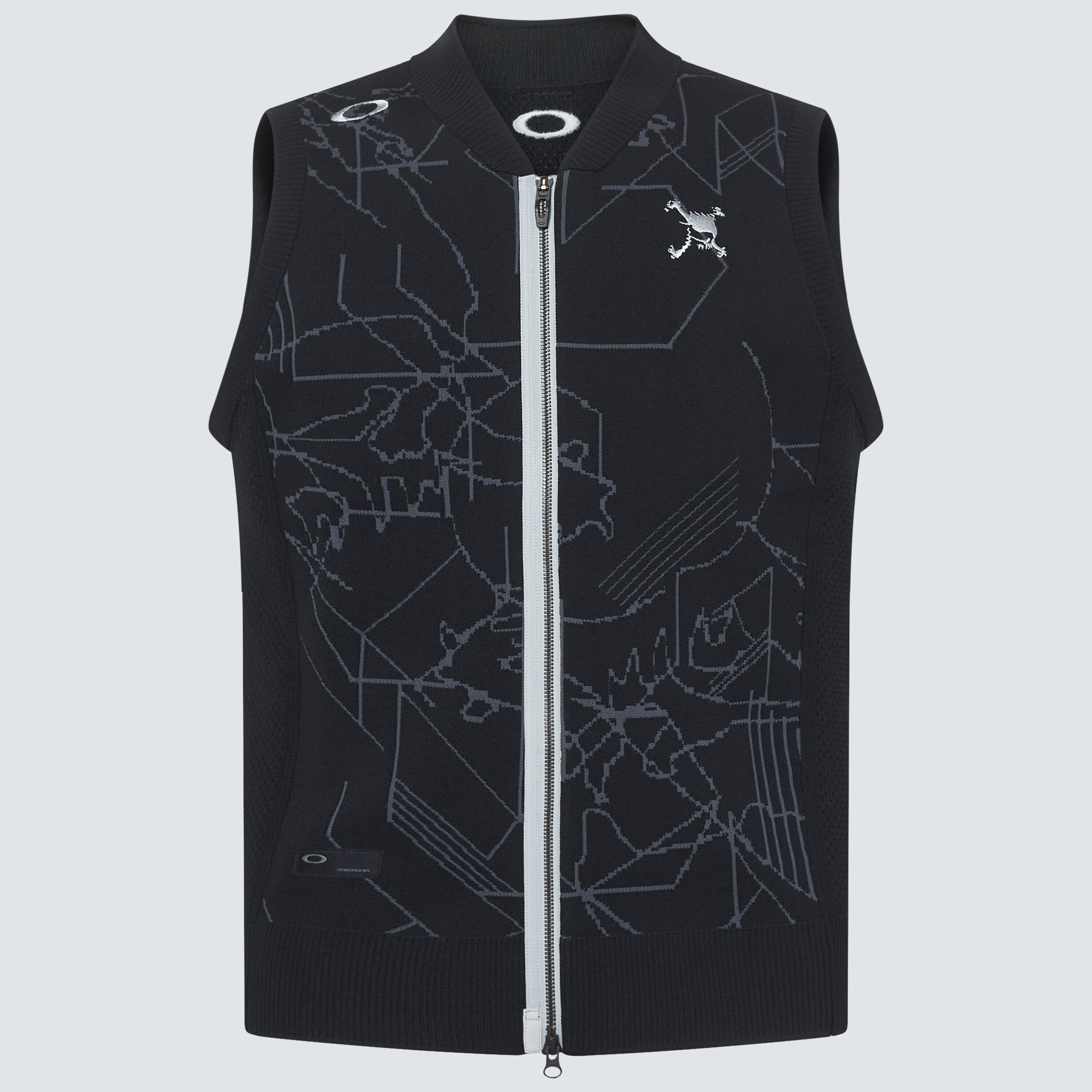Oakley Skull Vector Sweater Vest - Blackout | Oakley® 日本