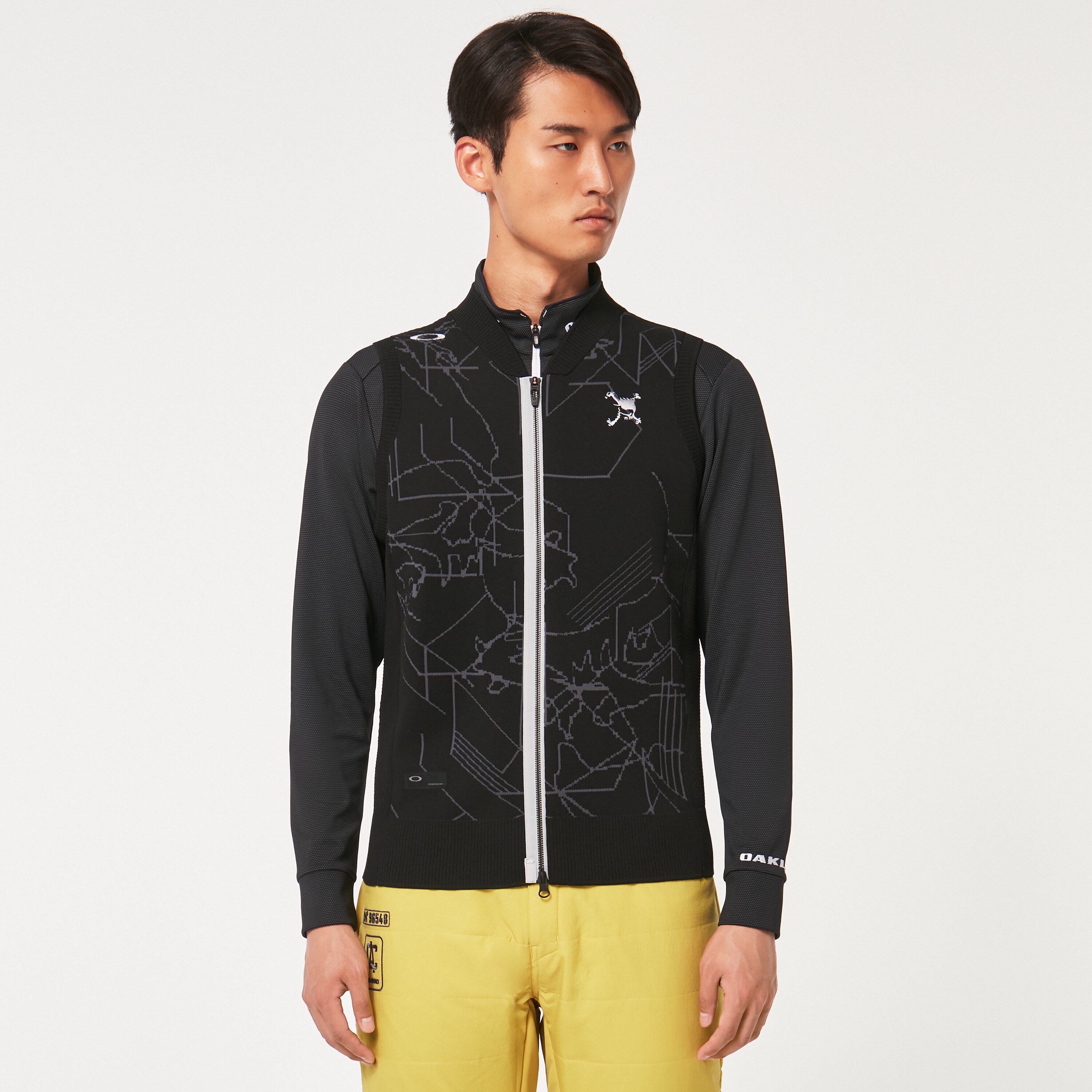 Oakley Skull Vector Sweater Vest - Blackout | Oakley® 日本