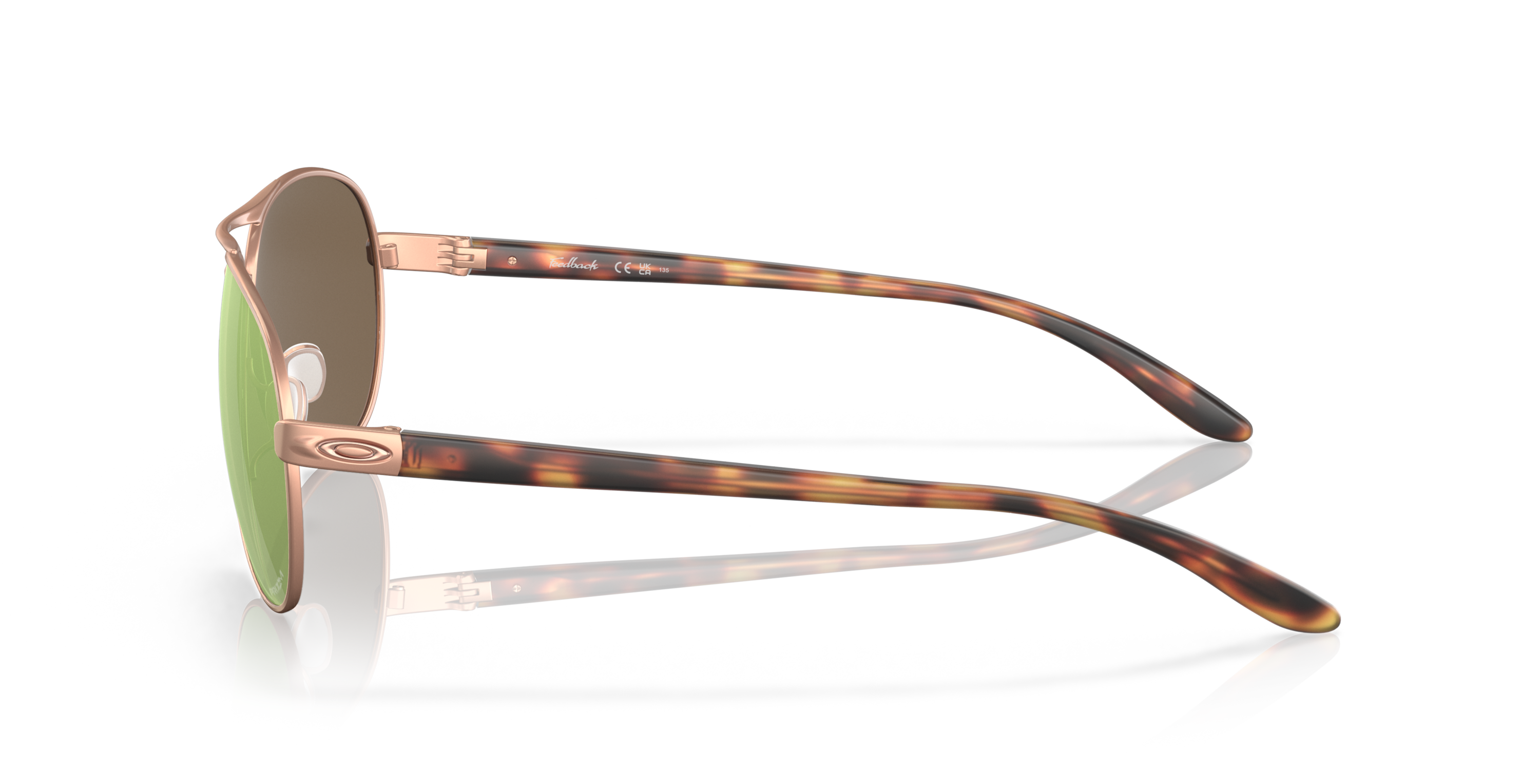 Feedback Prizm Rose Gold Lenses, Satin Rose Gold Frame Sunglasses | Oakley Standard Issue US