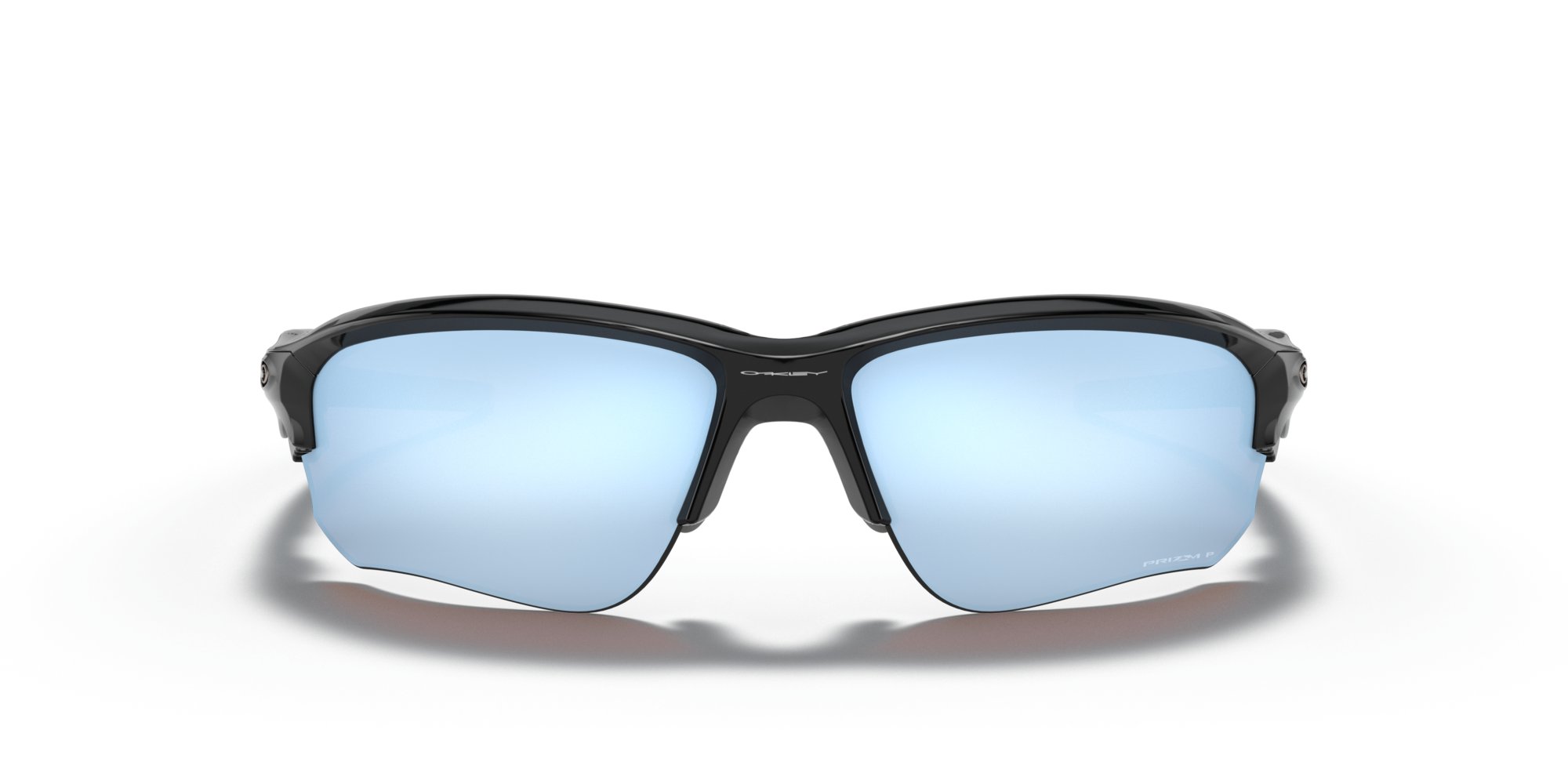 Flak® Draft Prizm Deep Water Polarized Lenses, Polished Black Frame ...