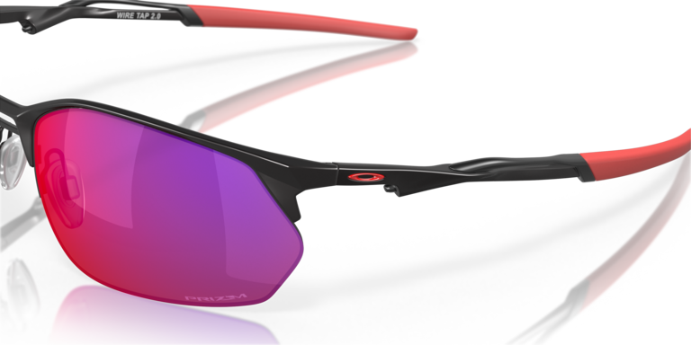 Wire Tap 2.0 Prizm Road Lenses, Satin Black Frame Sunglasses | Oakley® US