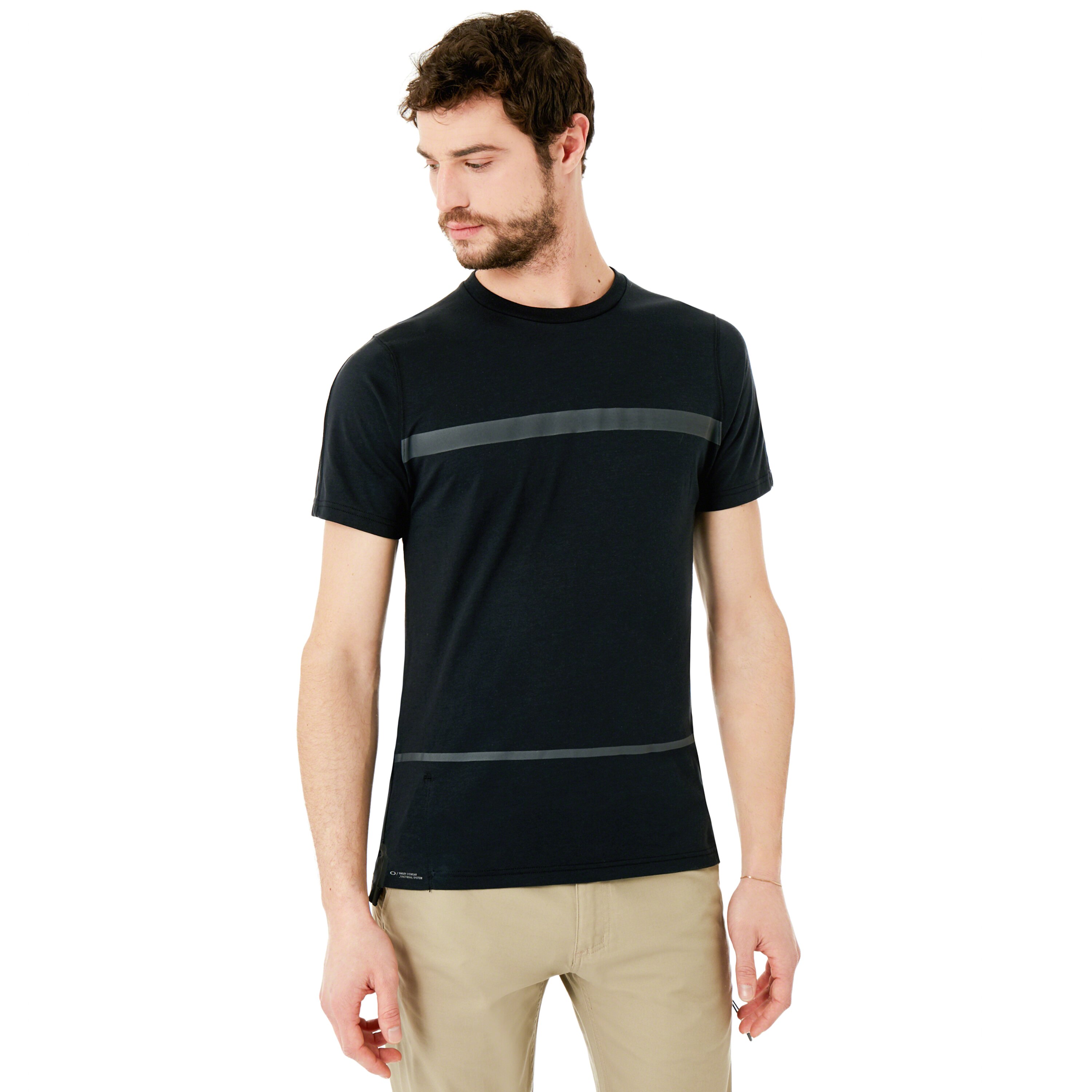 Oakley Method Short Sleeve Stripe - Blackout | Oakley® | Official ...