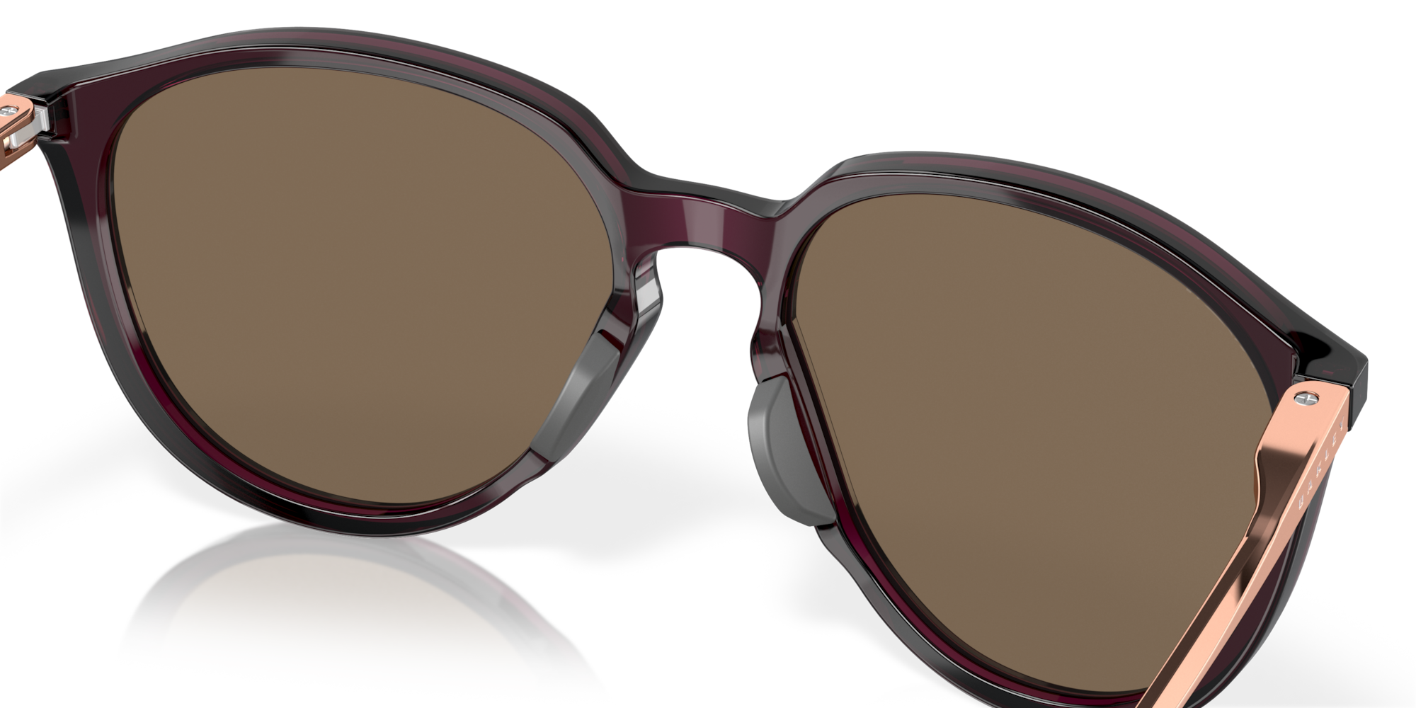 Sielo Prizm Rose Gold Lenses, Crystal Raspberry Frame Sunglasses ...