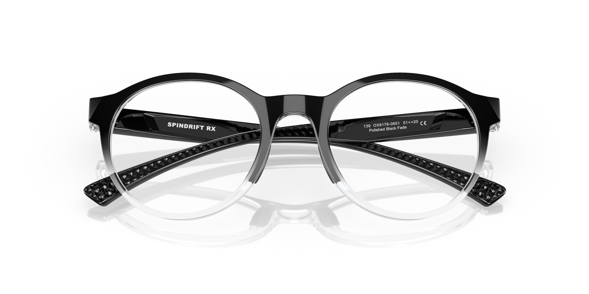 Spindrift Polished Black Fade Eyeglasses | Oakley® US