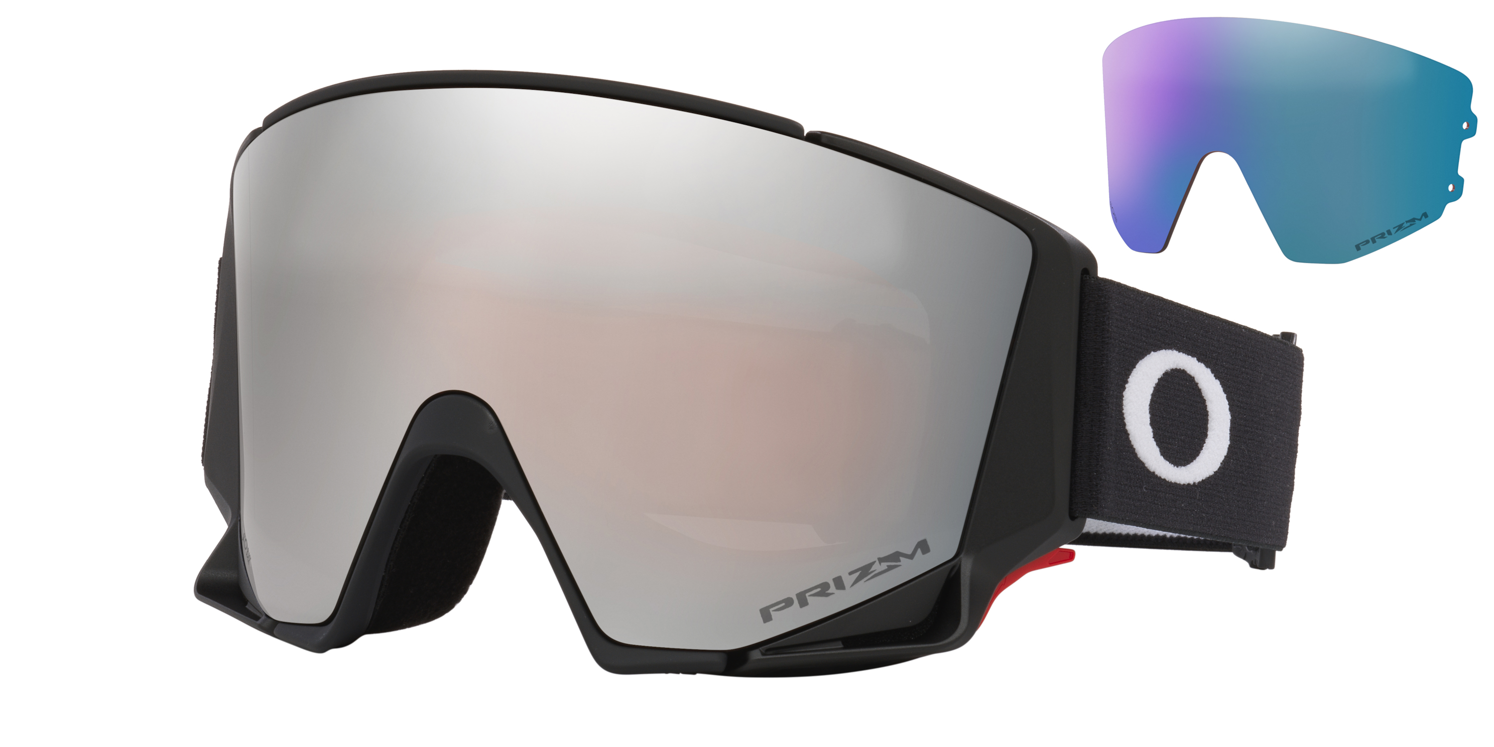 Oakley Flow Scape™ M Snow Goggles - Matte Black - Prizm Snow Black ...