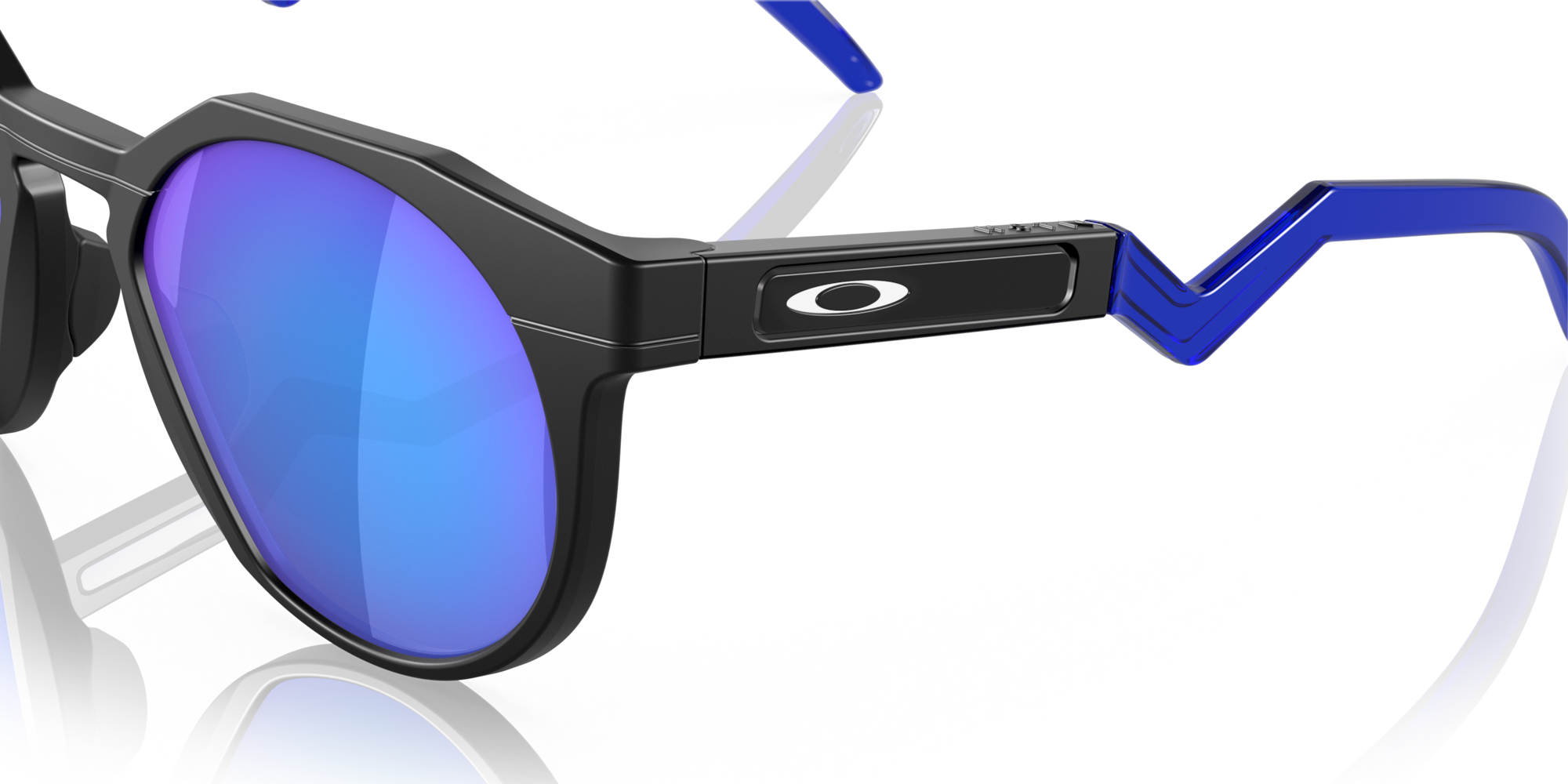 HSTN Prizm Sapphire Polarized Lenses, Matte Black Frame Sunglasses | Oakley® US