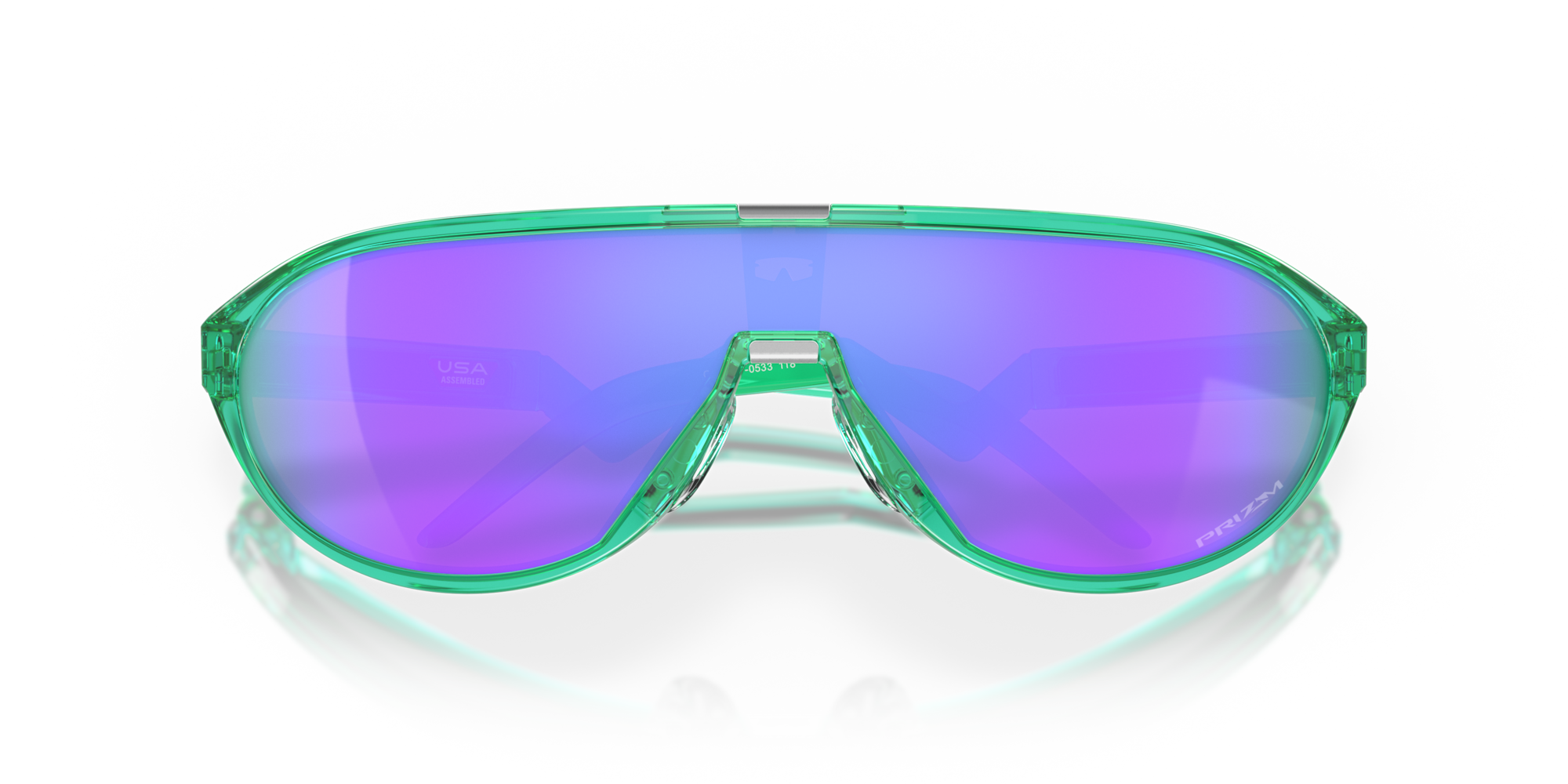 Oakley CMDN Sunglasses with Translucent Celeste Frame and Prizm Violet ...