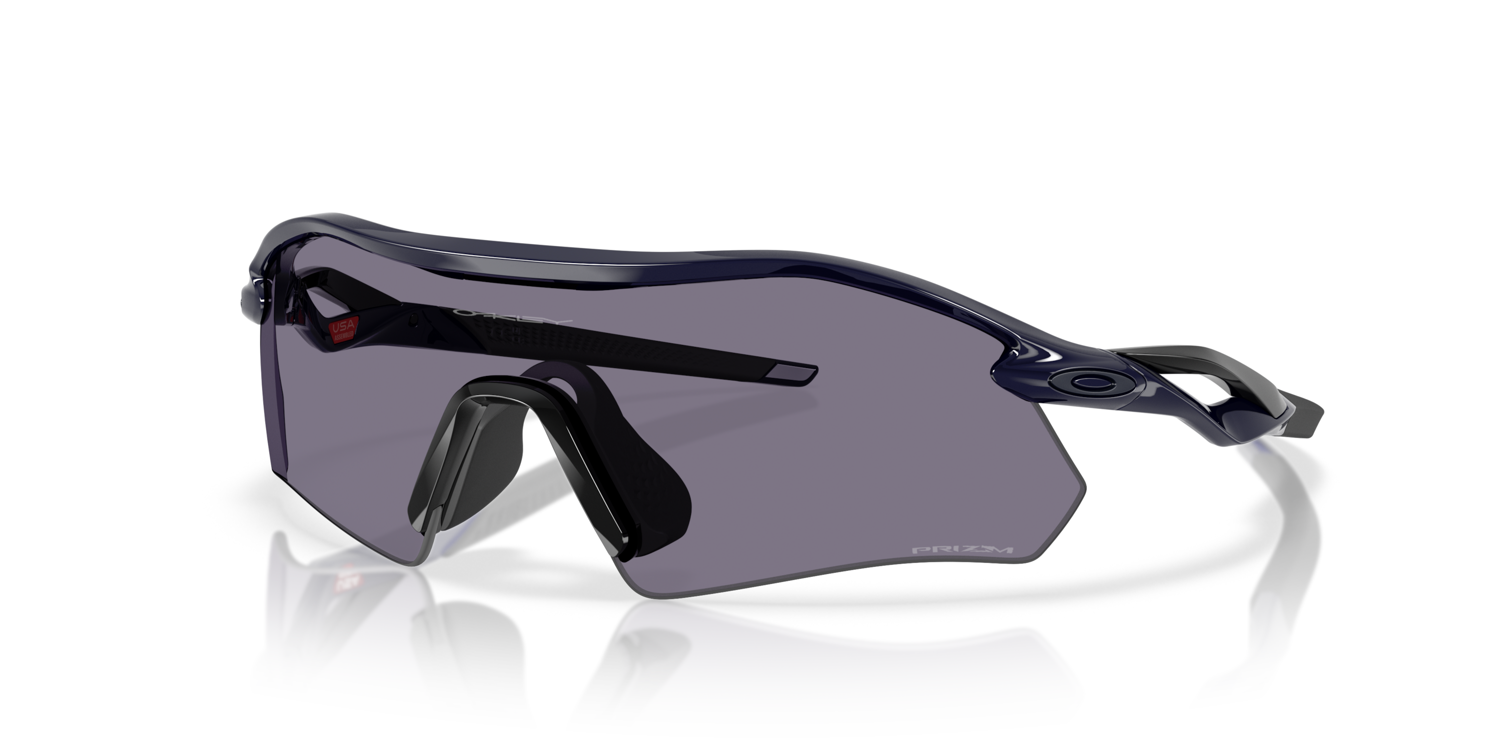 Radar® Plate Prizm Grey Lenses, Polished Navy Frame Sunglasses | Oakley® CA