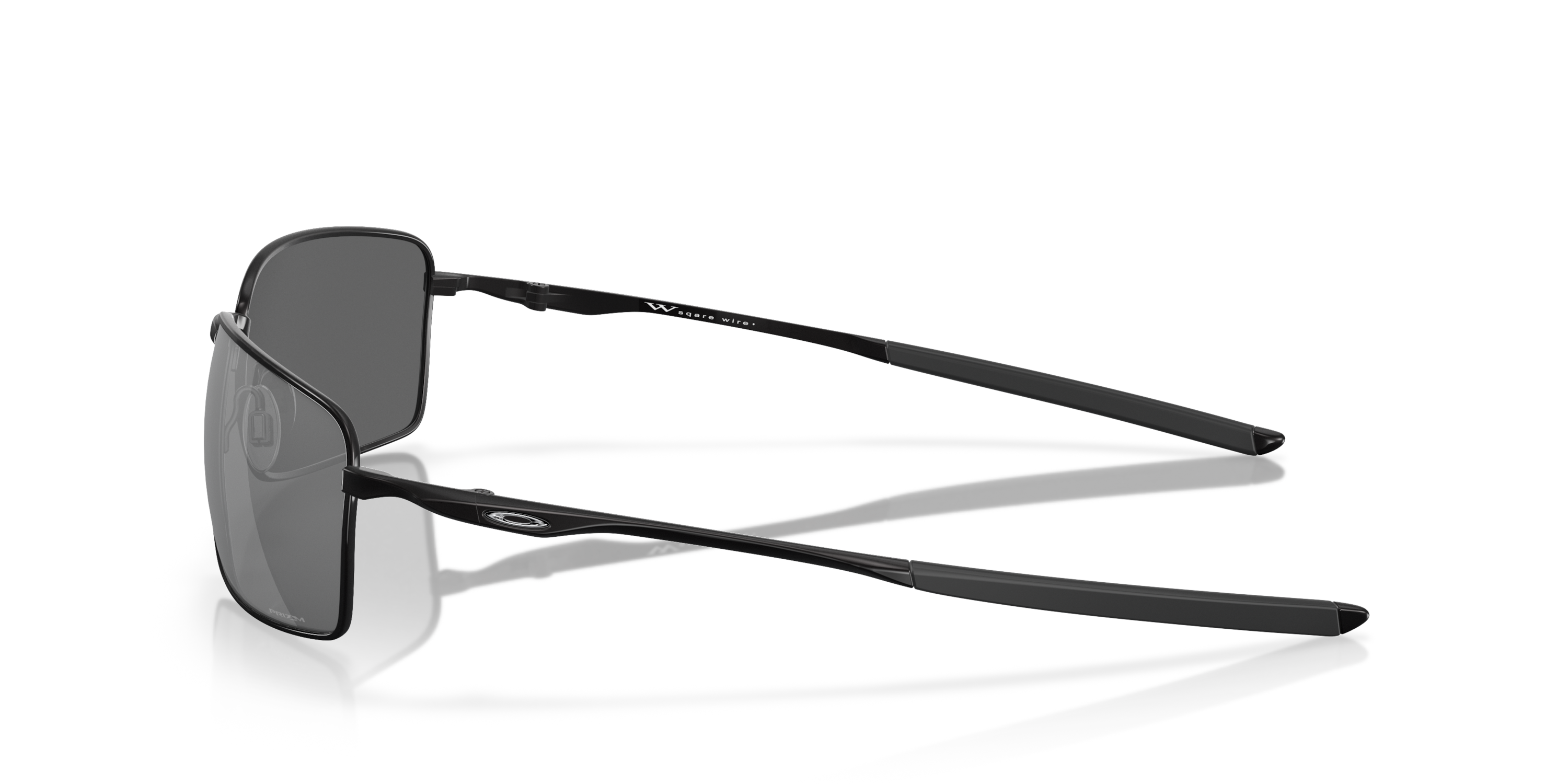 Oakley Square Wire™ Sunglasses with Polished Black Frame and Prizm ...