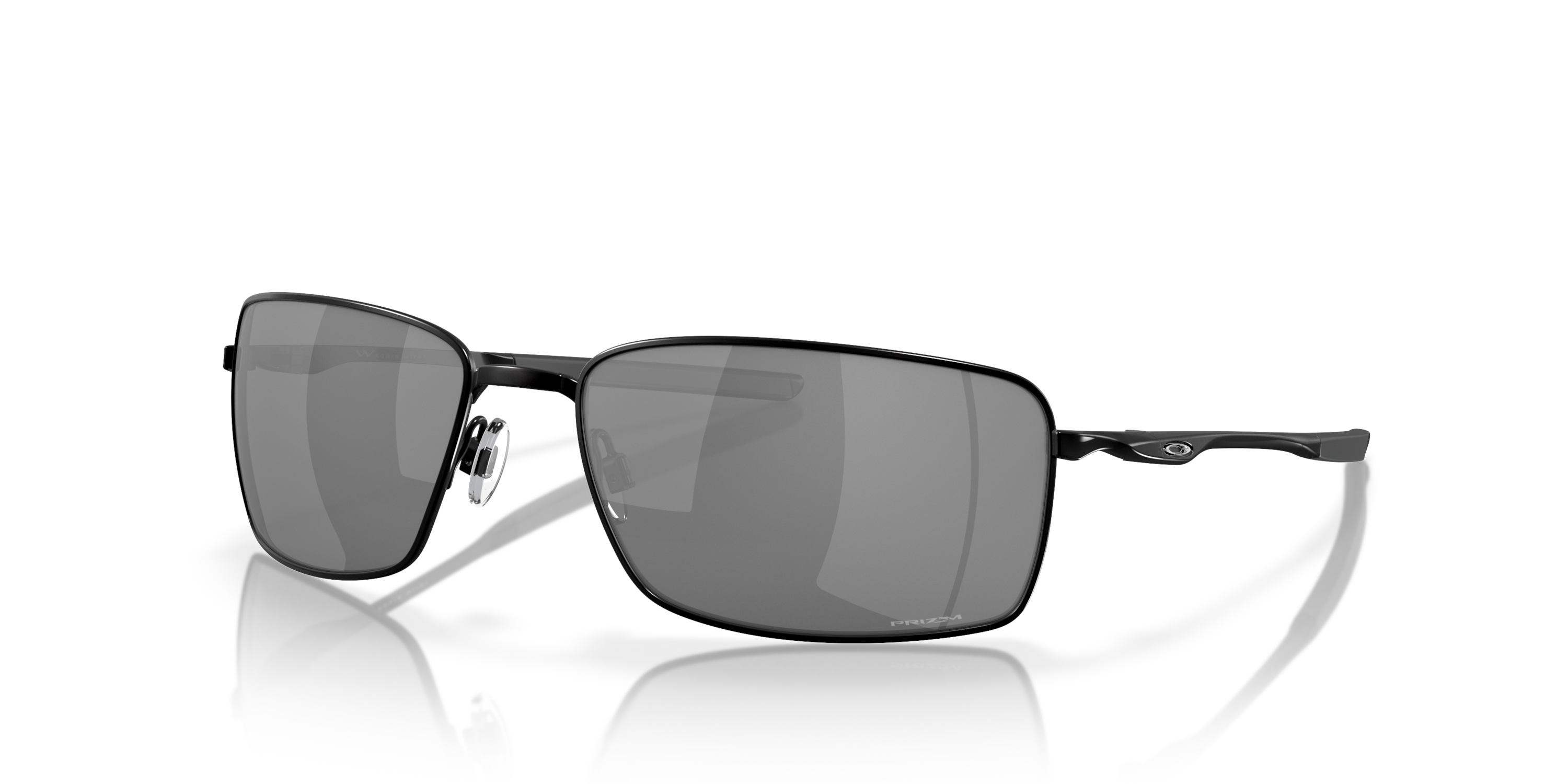 Oakley Square Wire™ Sunglasses with Polished Black Frame and Prizm ...