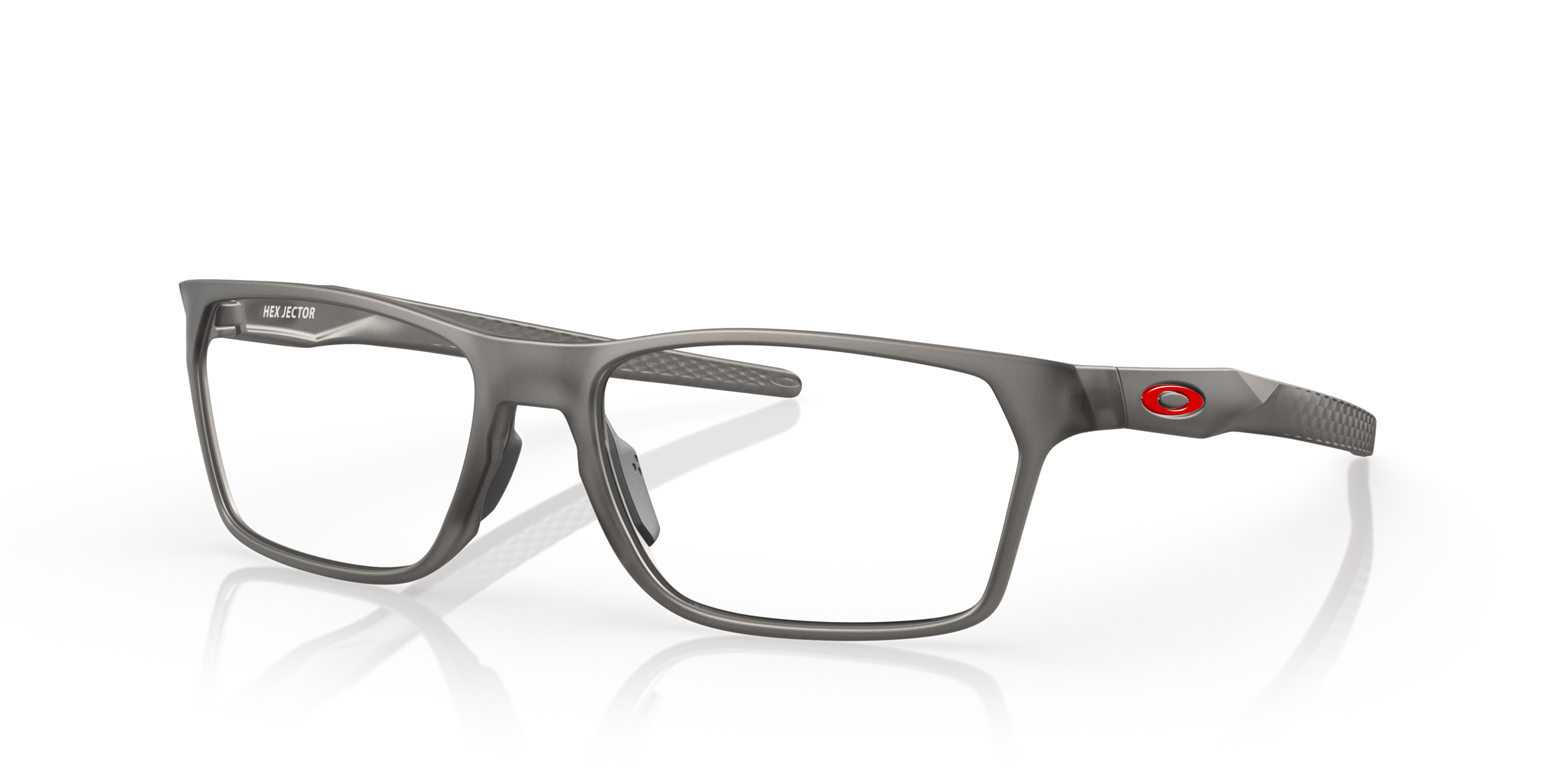 Oakley Hex Jector Eyeglasses with Satin Grey Smoke Frame | Oakley ...