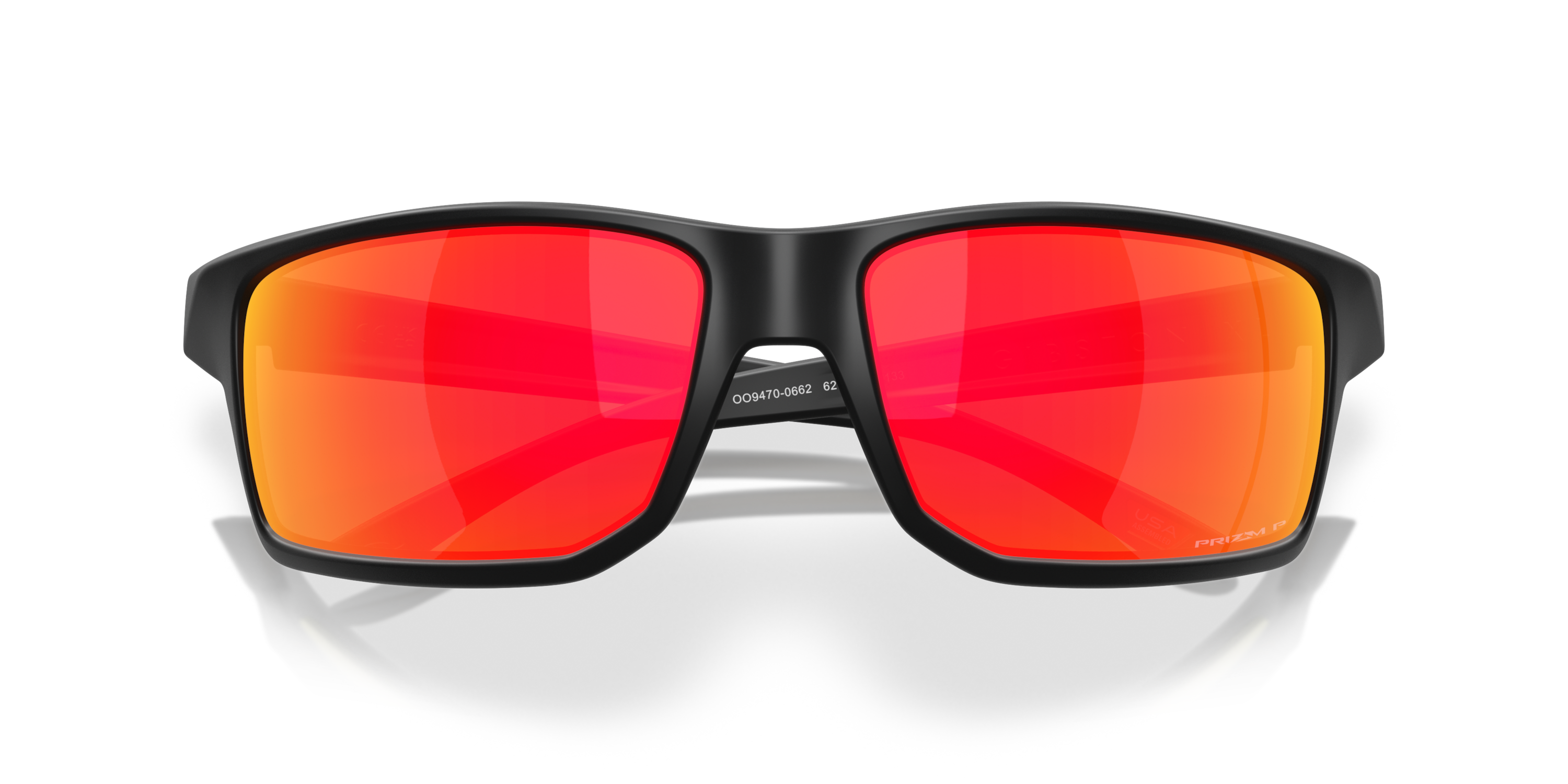 Gibston XL Prizm Ruby Polarized Lenses, Matte Black Frame Sunglasses ...