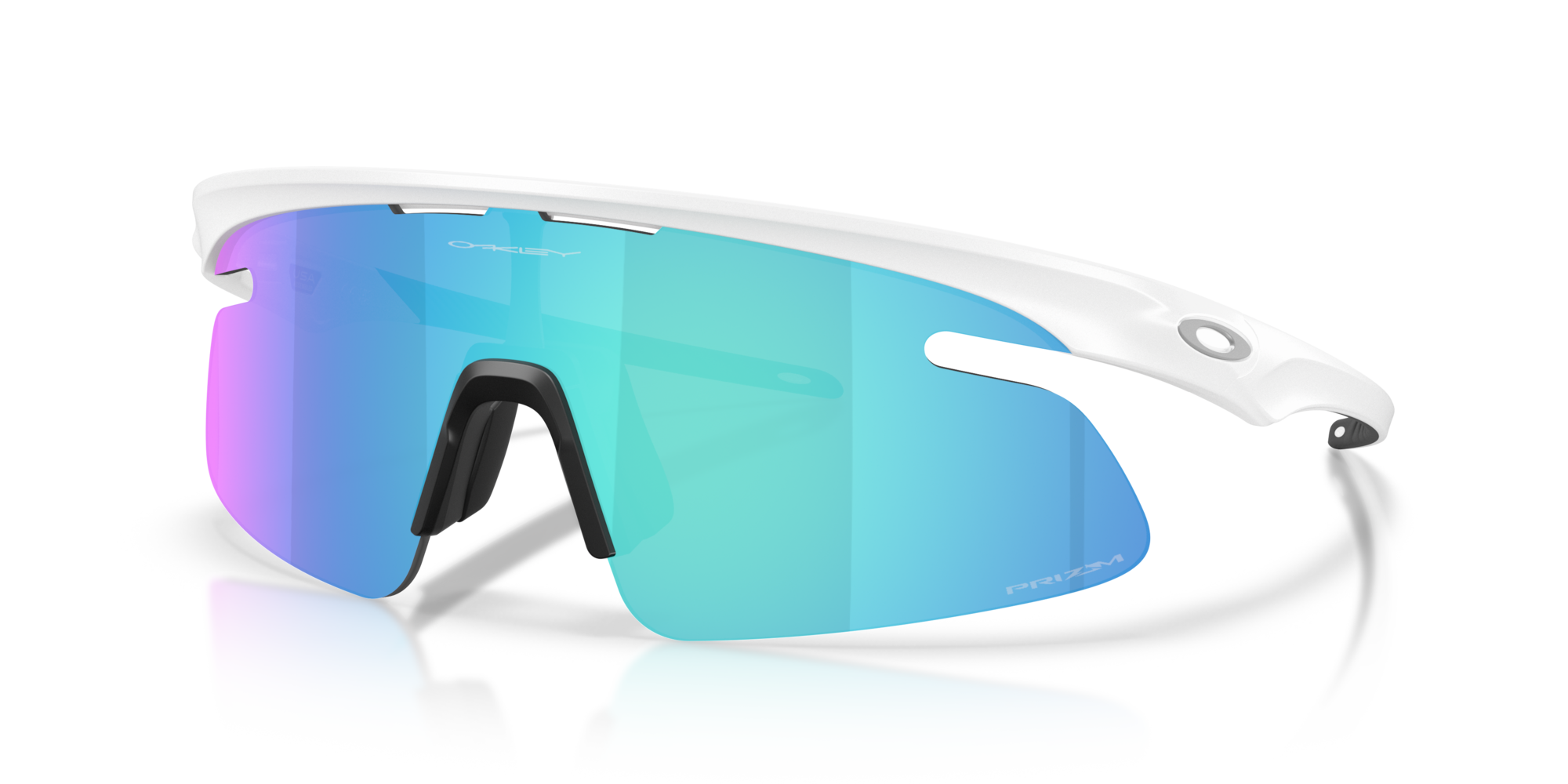 Gafas de sol RSLV Lite en Prizm Sapphire Matte White | Oakley® ES