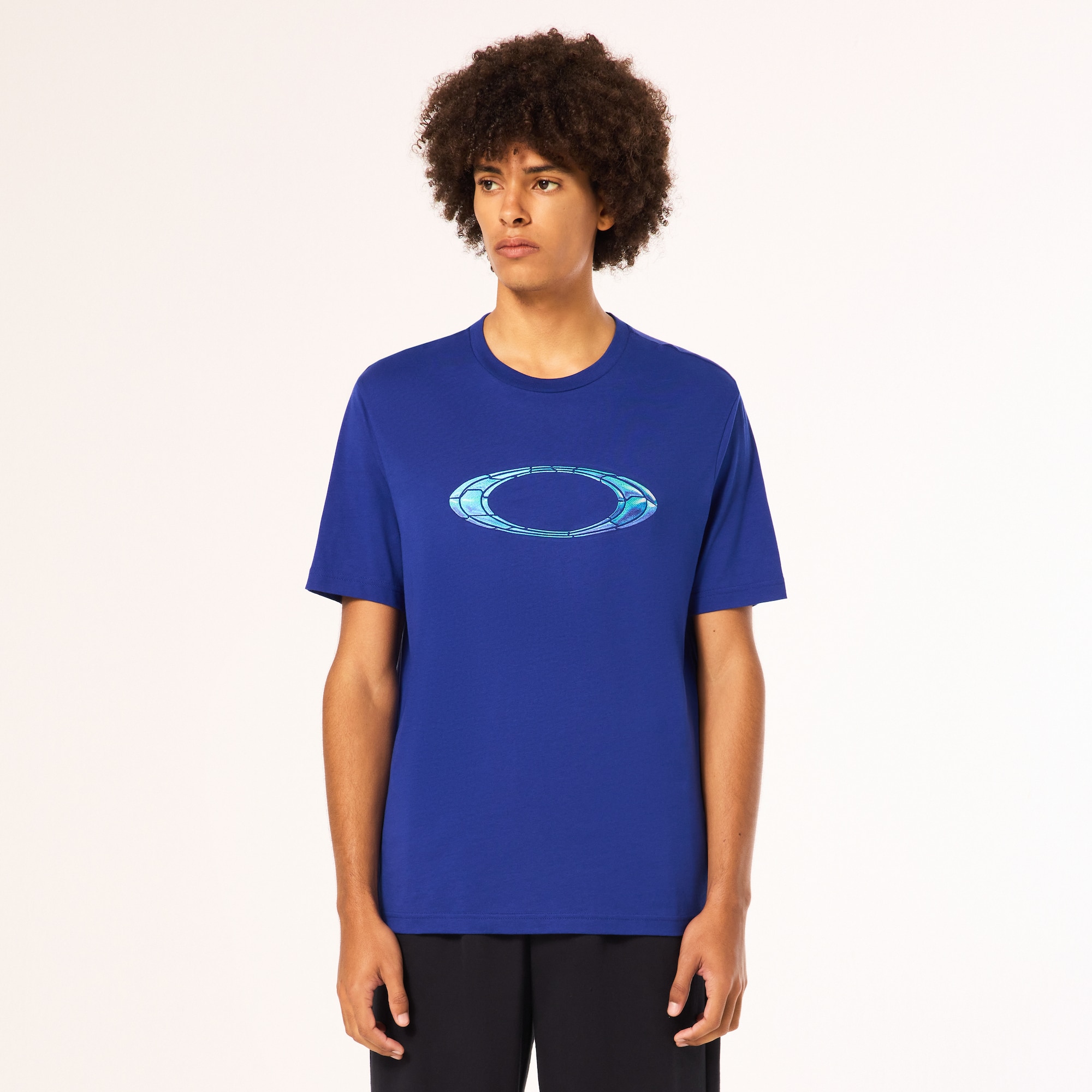 Oakley Mtl Liquid Ellipse Tee in Crystal Blue | Oakley® US