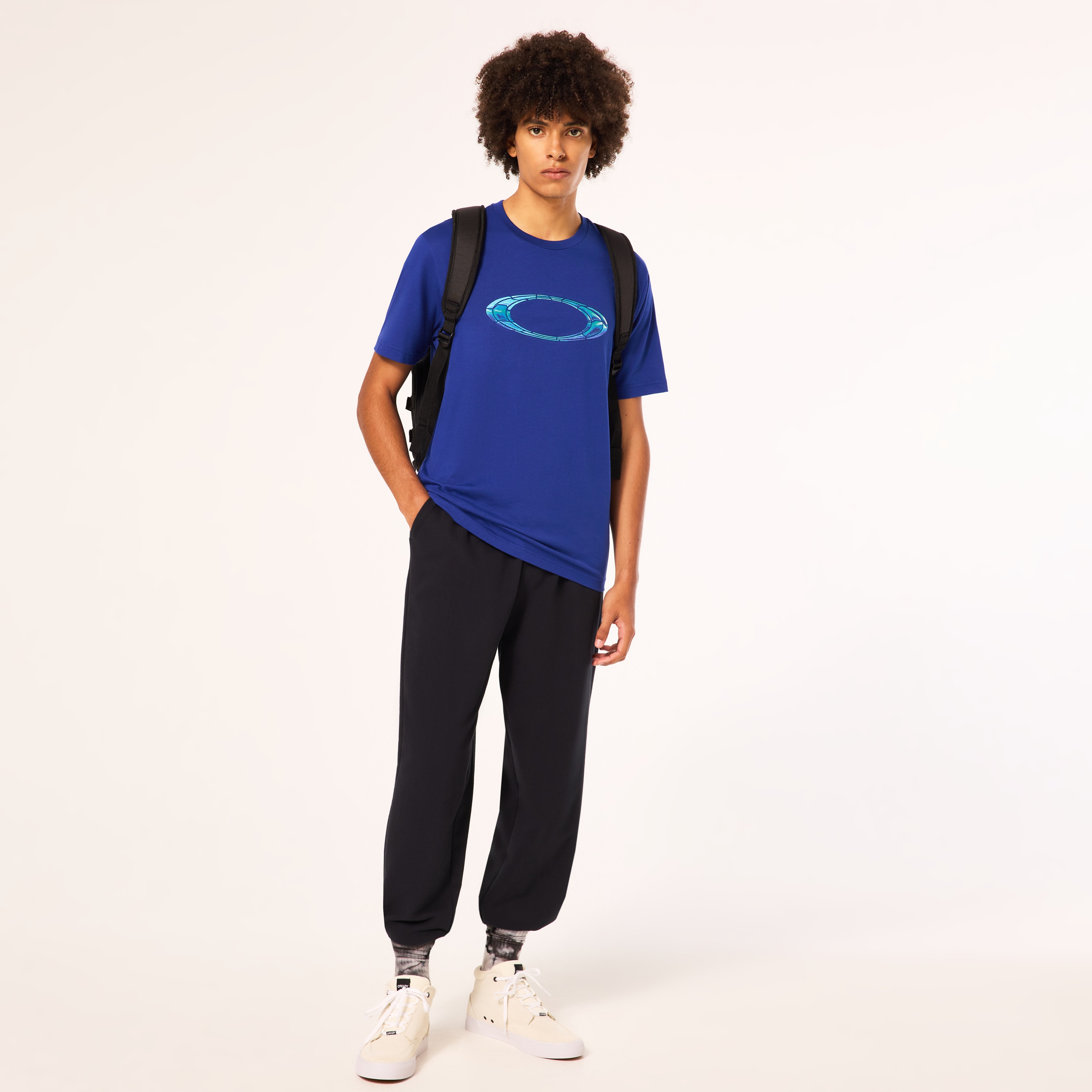 Oakley Mtl Liquid Ellipse Tee in Crystal Blue | Oakley® US